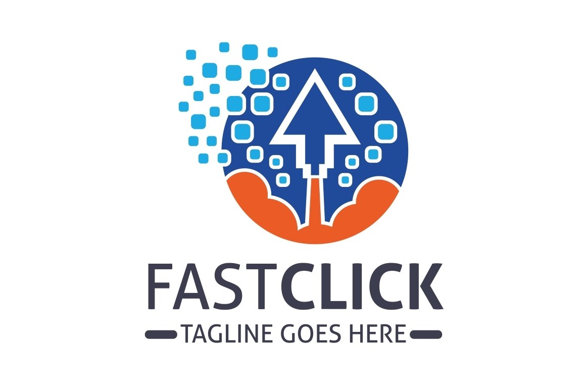 Fast Click Logo (663754) | Logos | Design Bundles
