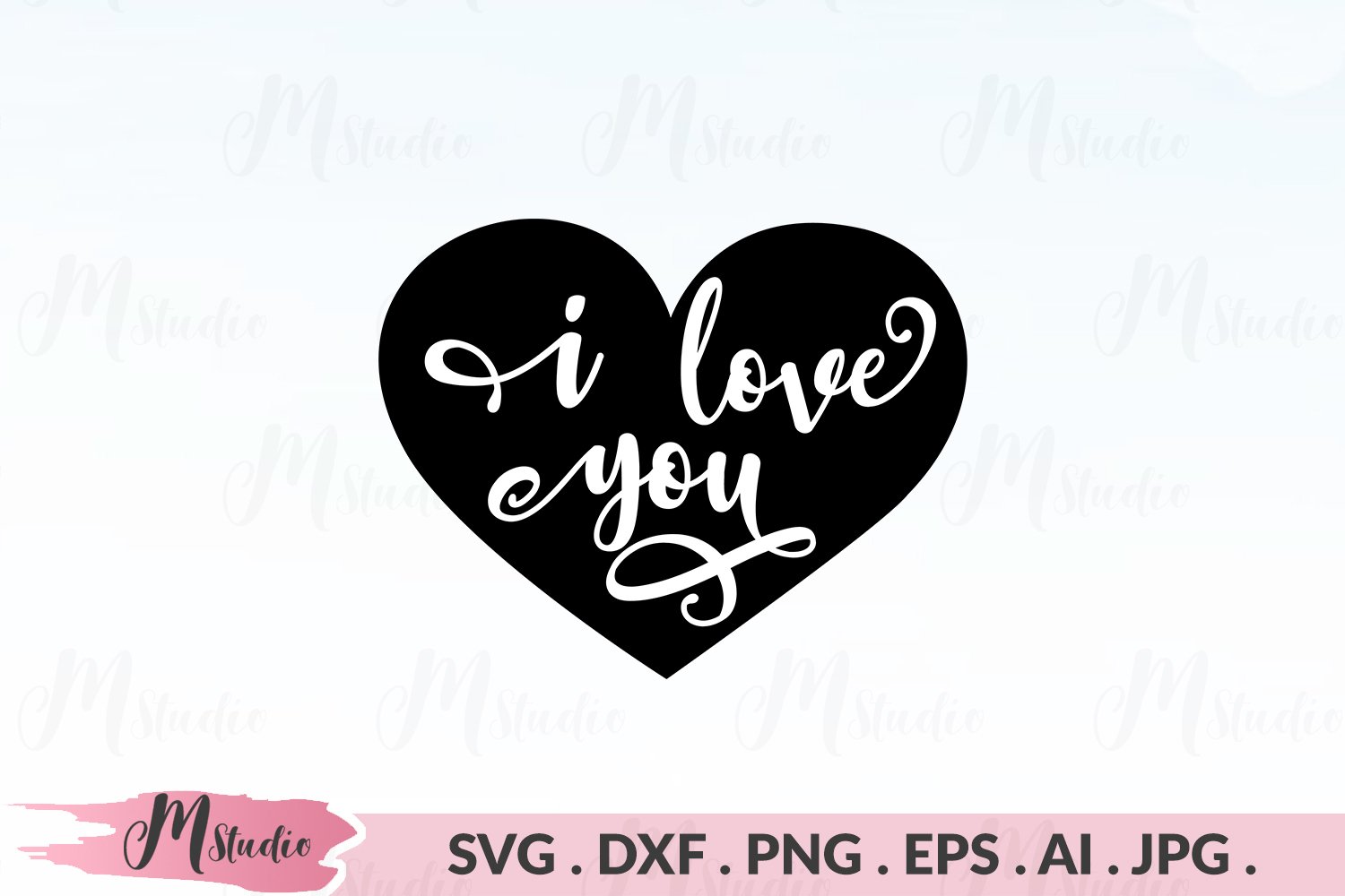 Love you svg. (179172) | SVGs | Design Bundles
