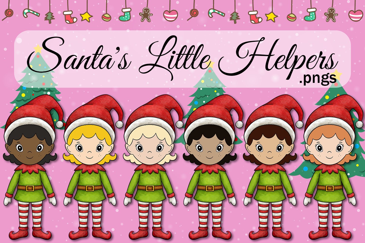 Santa And Elves