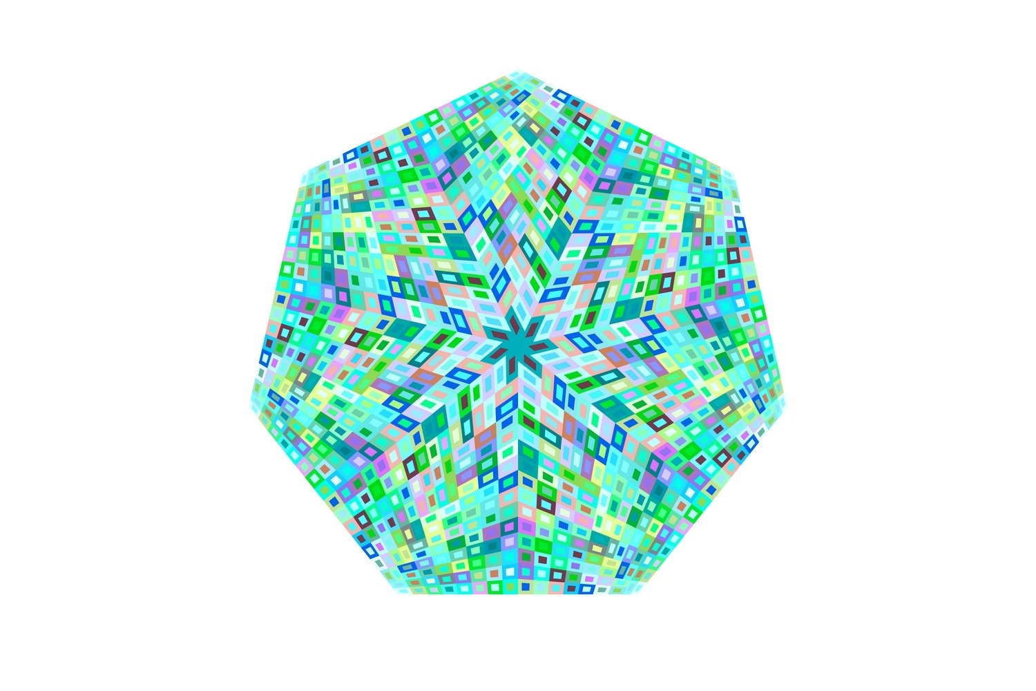 6 Mosaic Pattern Polygons (329926) | Decorations | Design Bundles