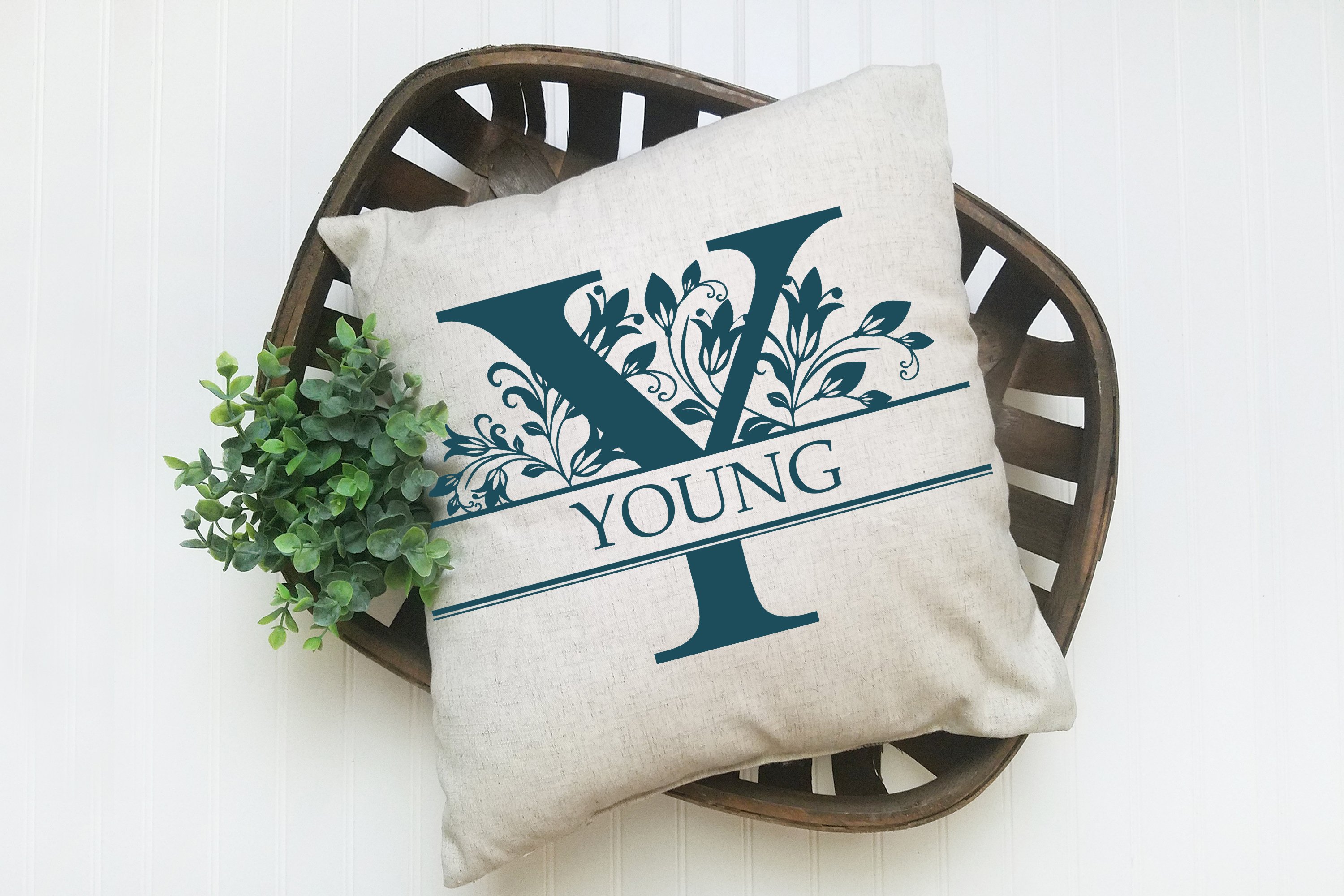 Split Monogram Letter Y SVG, Letter Y Monogram SVG (415200) | Cut Files ...