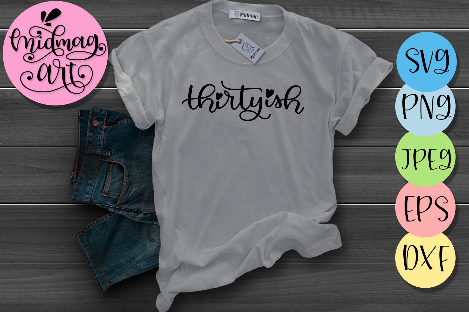 Thirtyish svg, 30th birthday svg (240466) | SVGs | Design Bundles