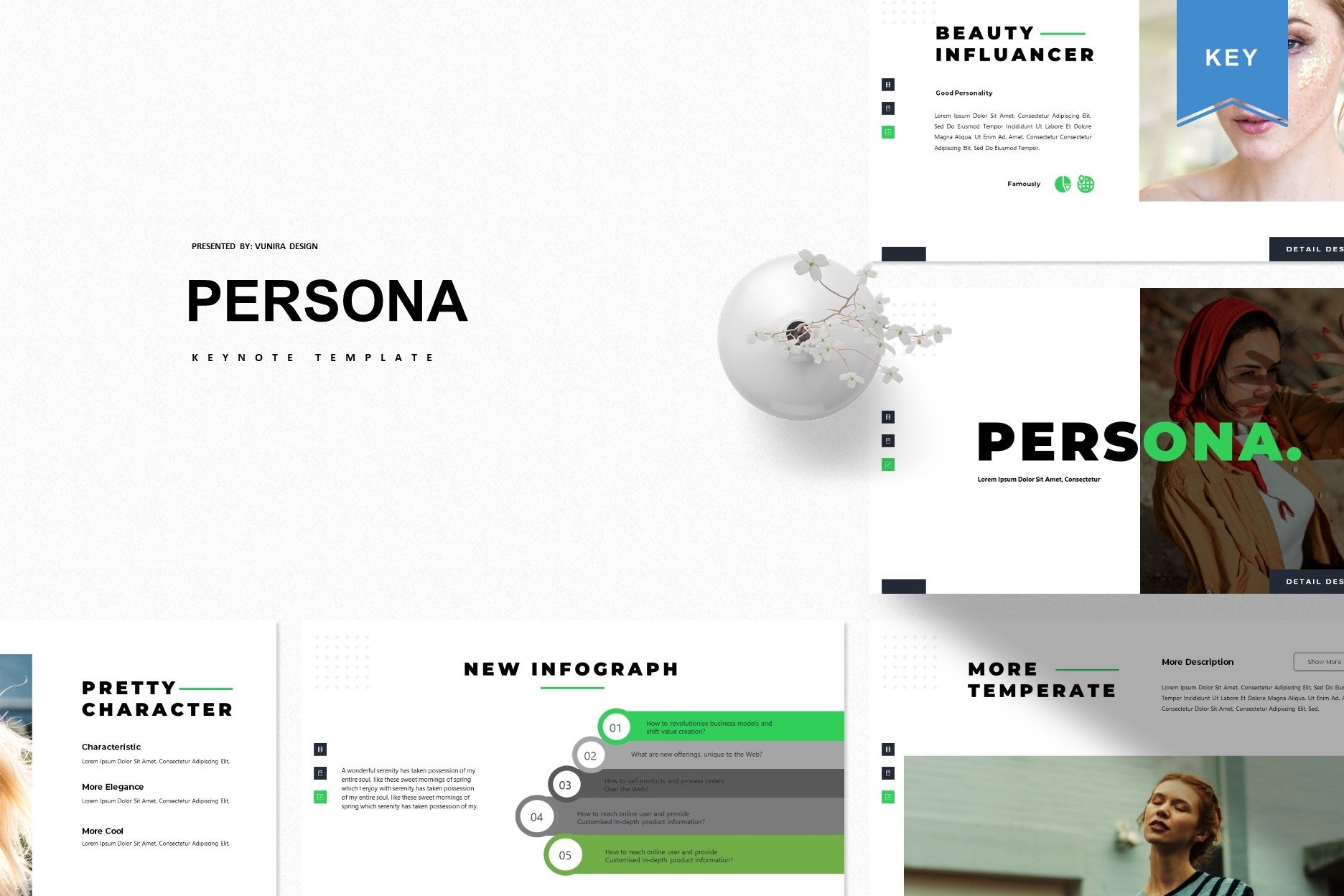 Persona | Keynote Template (791103) | Presentation Templates | Design ...