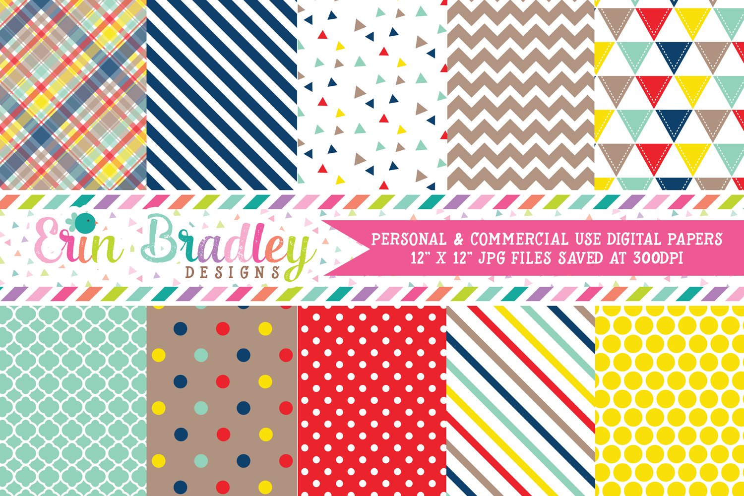 Craft Digital Papers (1112508) | Patterns | Design Bundles