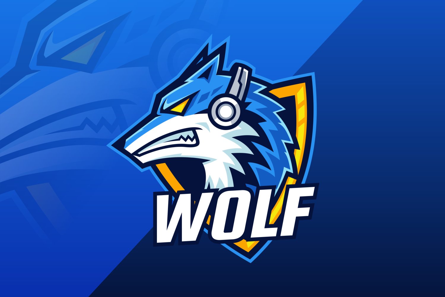 Blue Wolves Logo