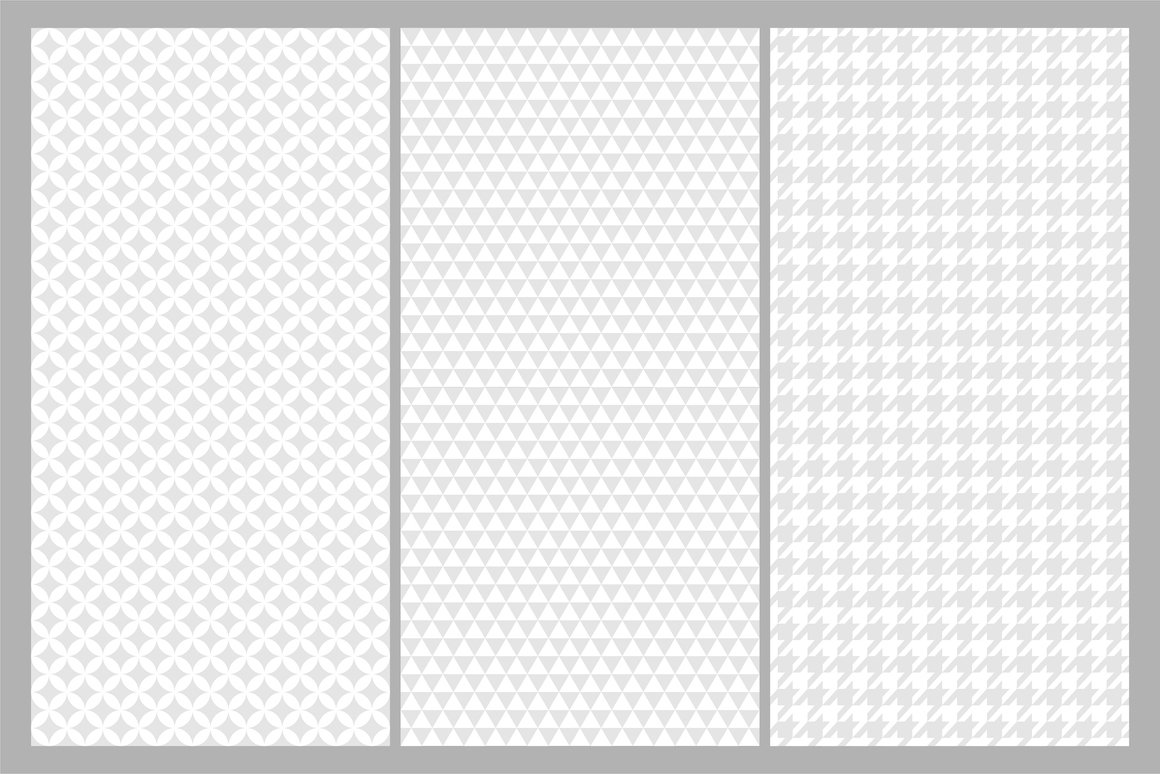 Geometric seamless textile patterns (275615) | Patterns | Design Bundles
