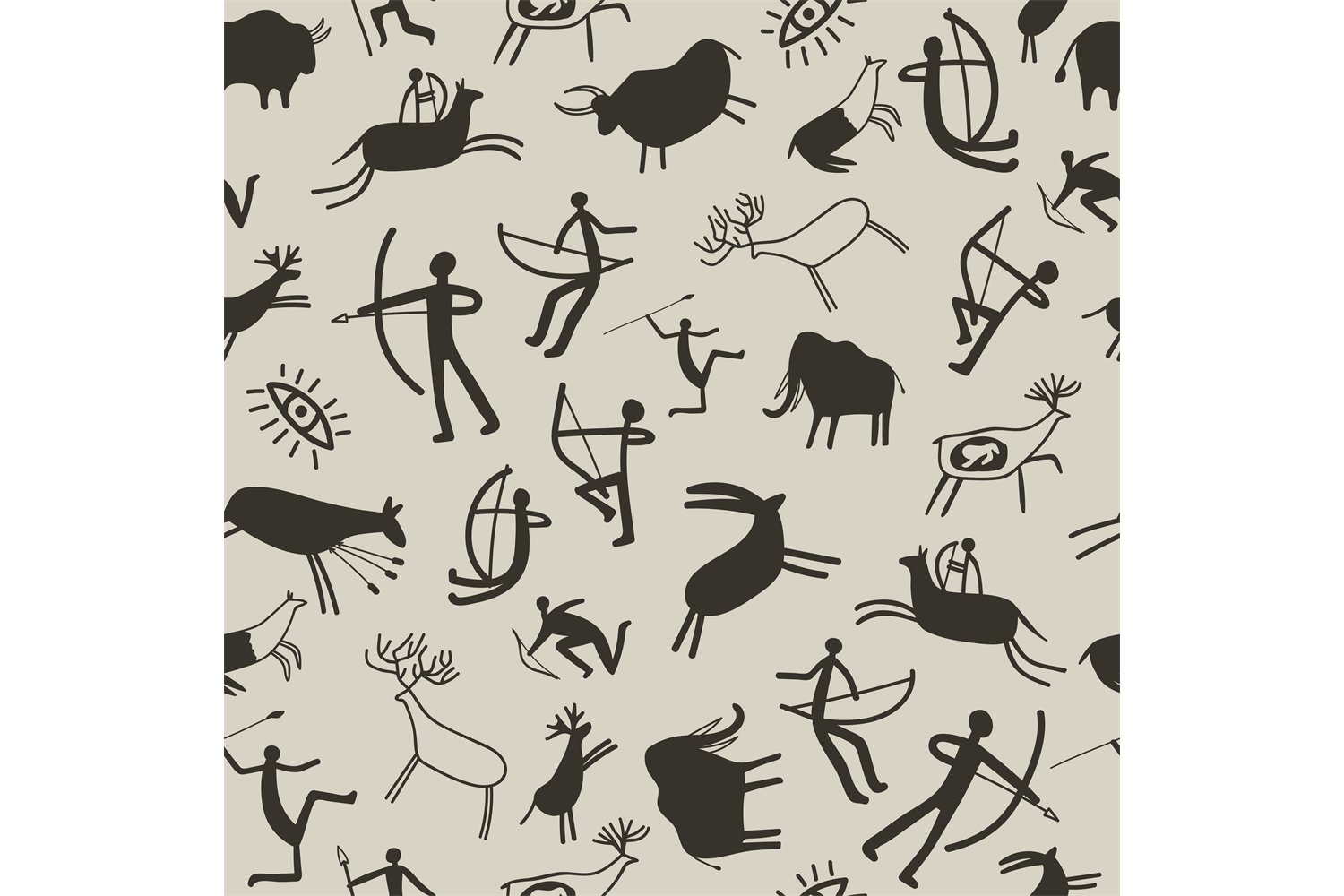 Cave Paintings Vector