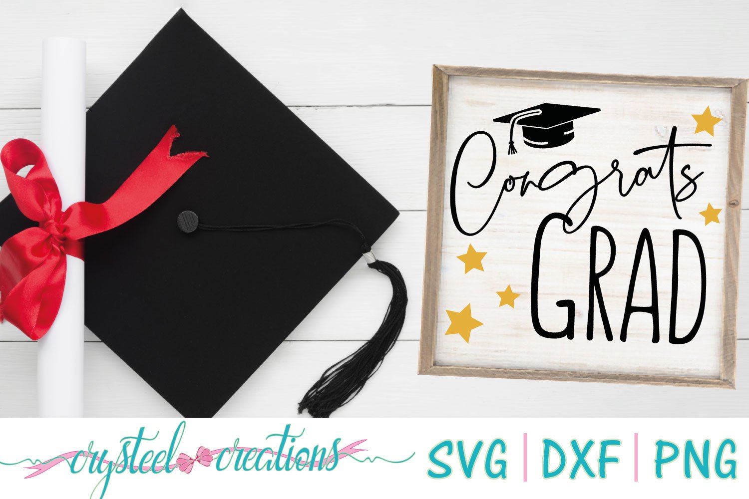 Congrats Grad SVG, DXF, PNG (577438) | Cut Files | Design Bundles