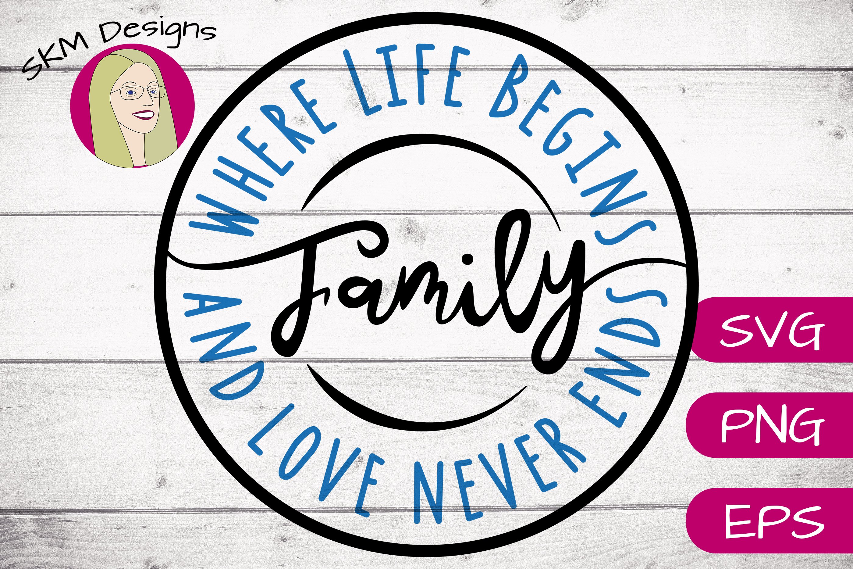 Family Love Quote | SVG Cut File (1226570) | SVGs | Design Bundles