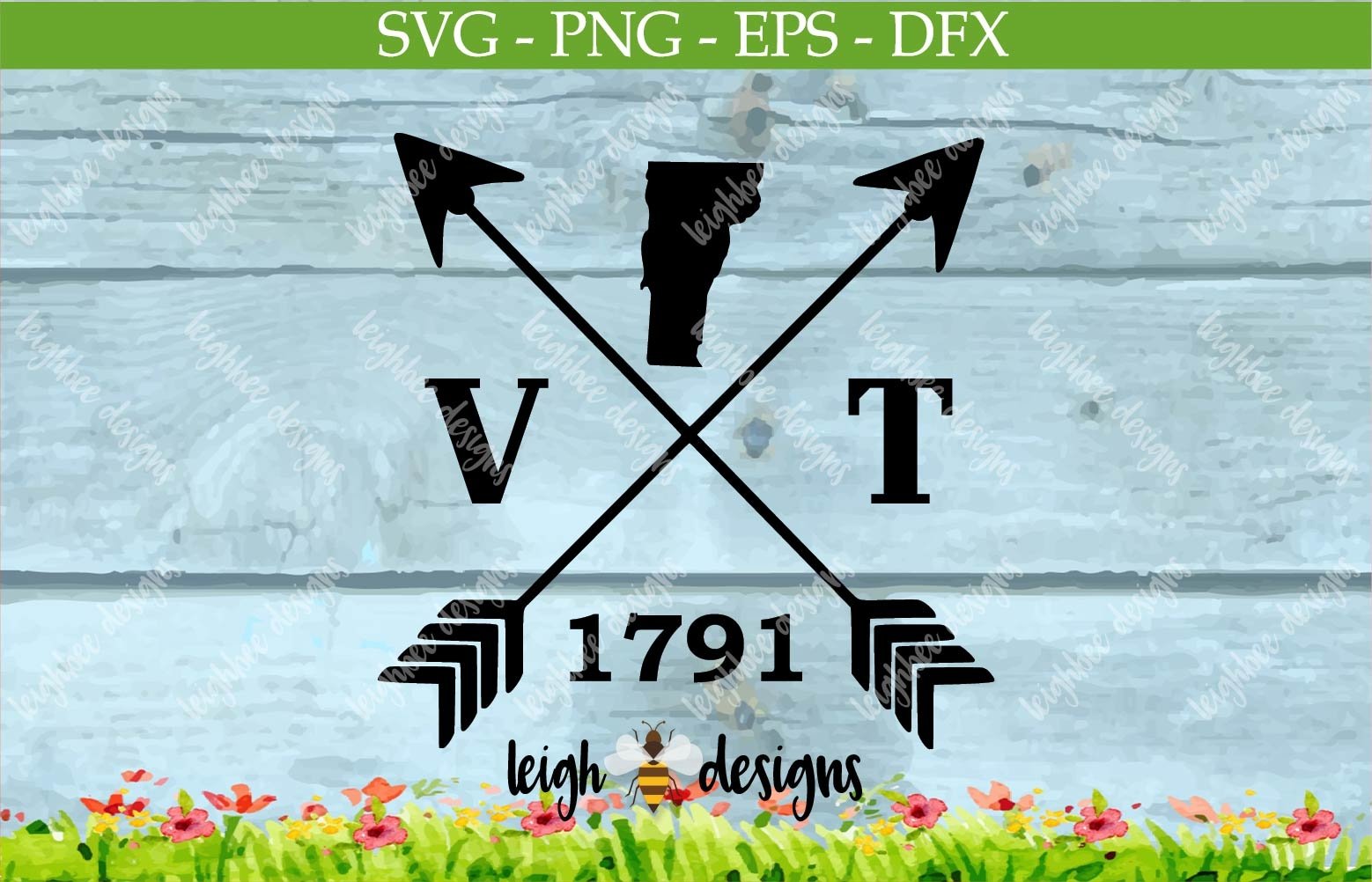 Arrow Vermont 1791 (60998) | SVGs | Design Bundles