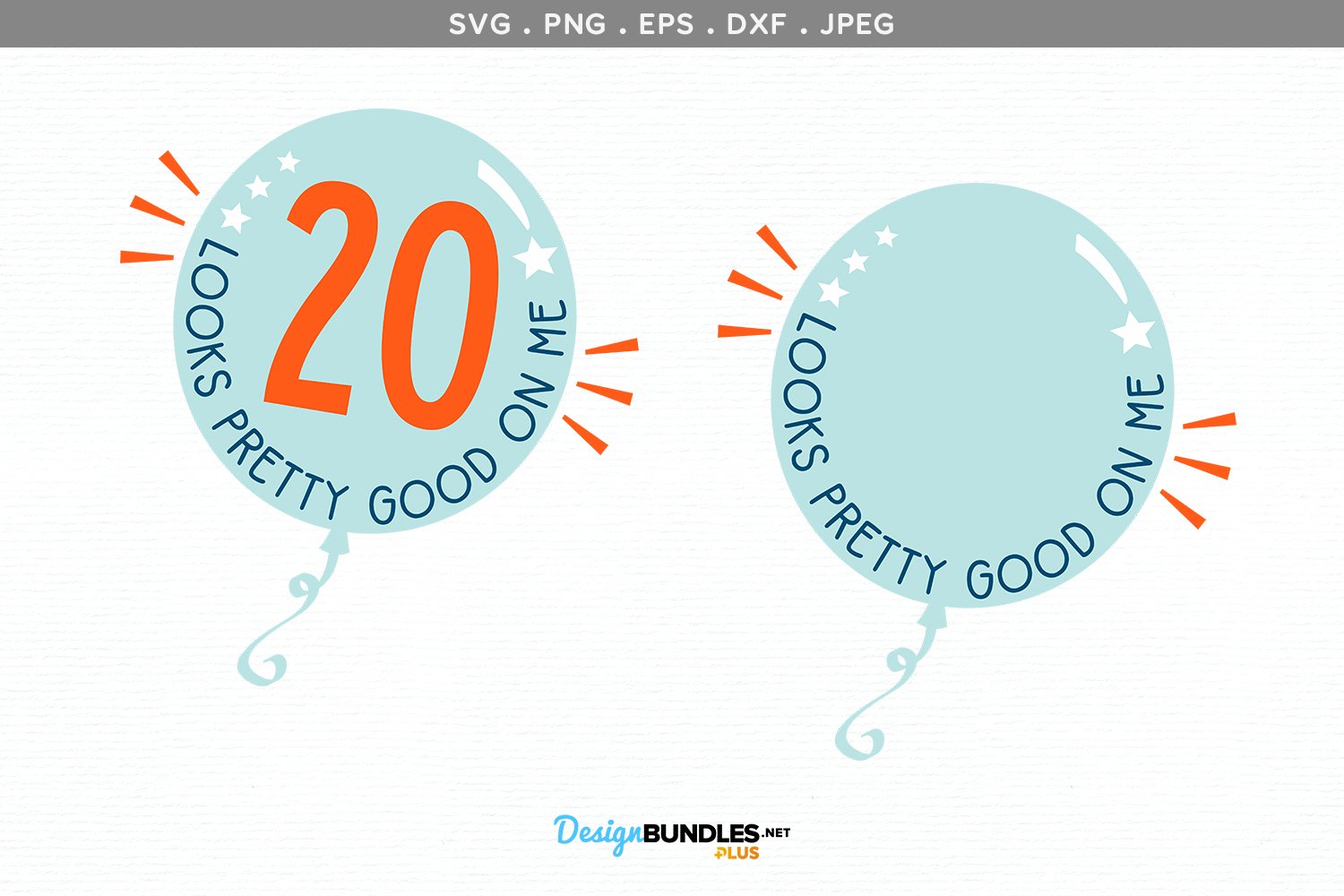 20 looks pretty good on me - svg file with blank age option