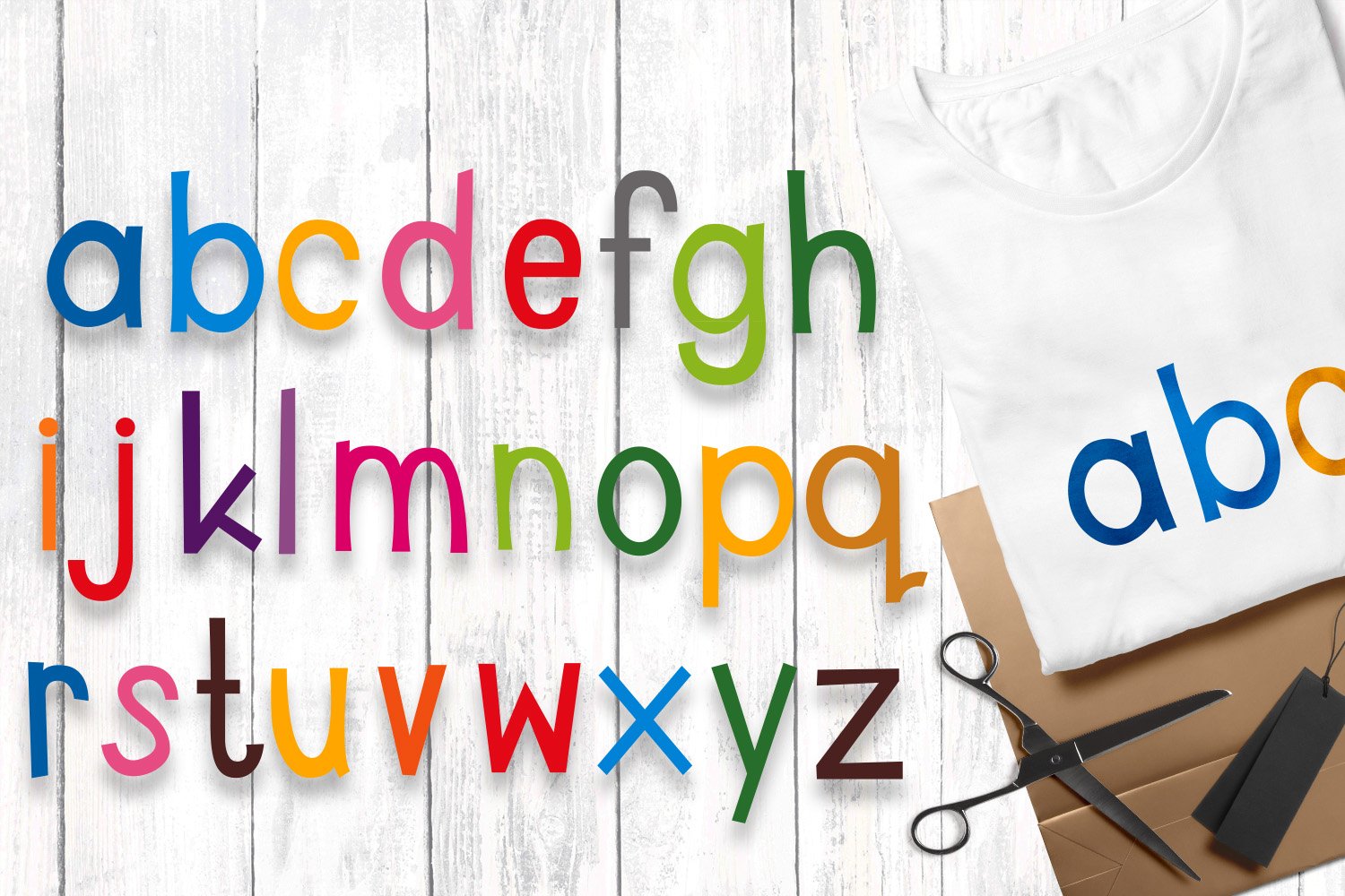 Alphabet and Numbers clip art illustrations bundle (82931 ...
