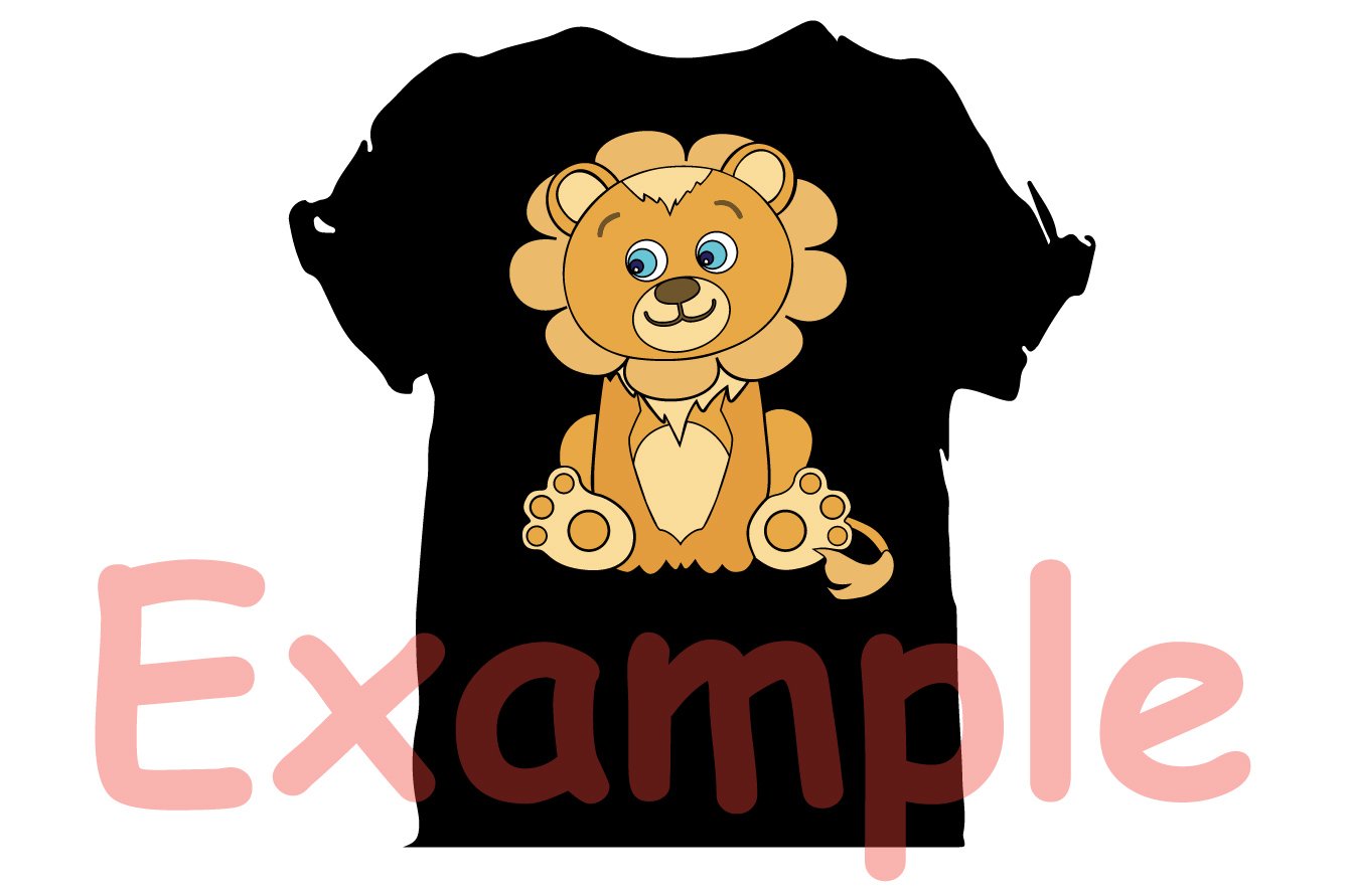 Lion Giraffe Digital Safari Cute Baby Animals -747S (63579) | SVGs ...