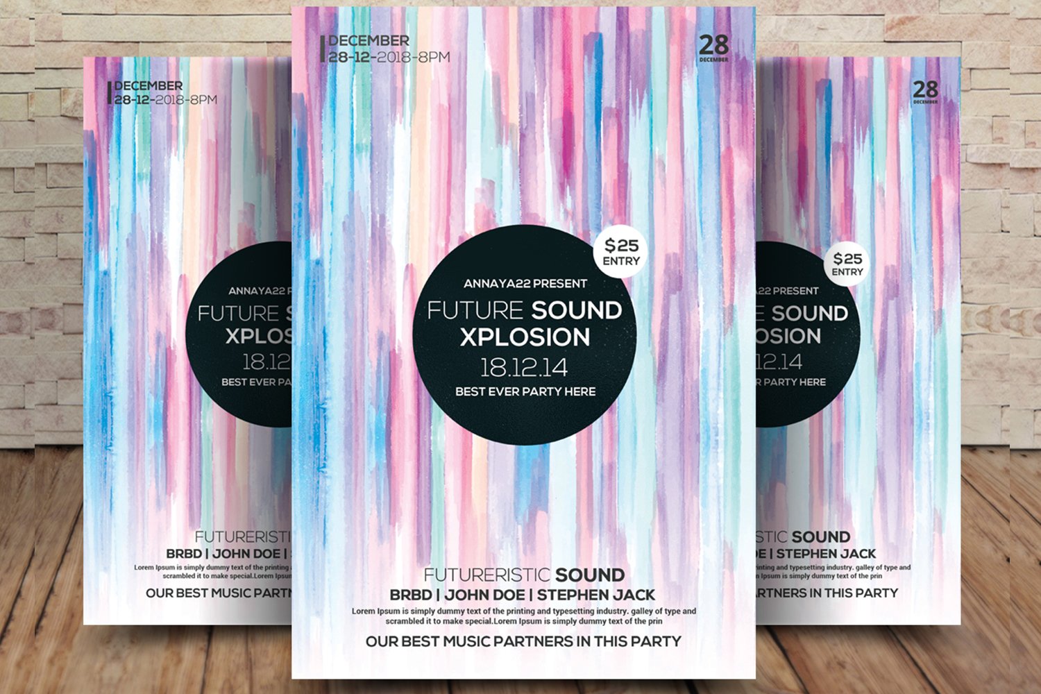 Future Electro Sound Flyer (489319) | Flyers | Design Bundles