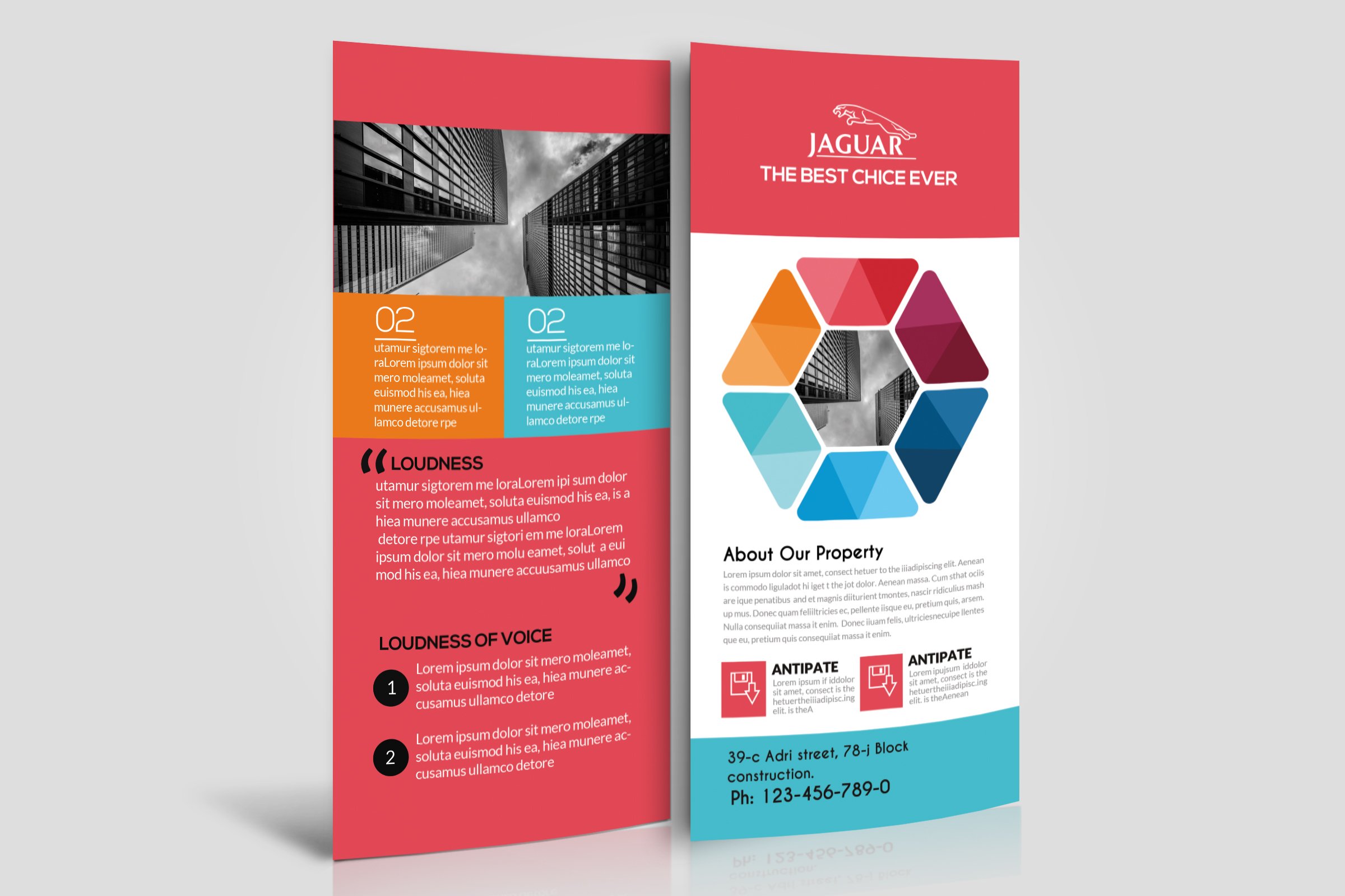 Corporate Event Rack Card Template (130066) | Flyers | Design Bundles