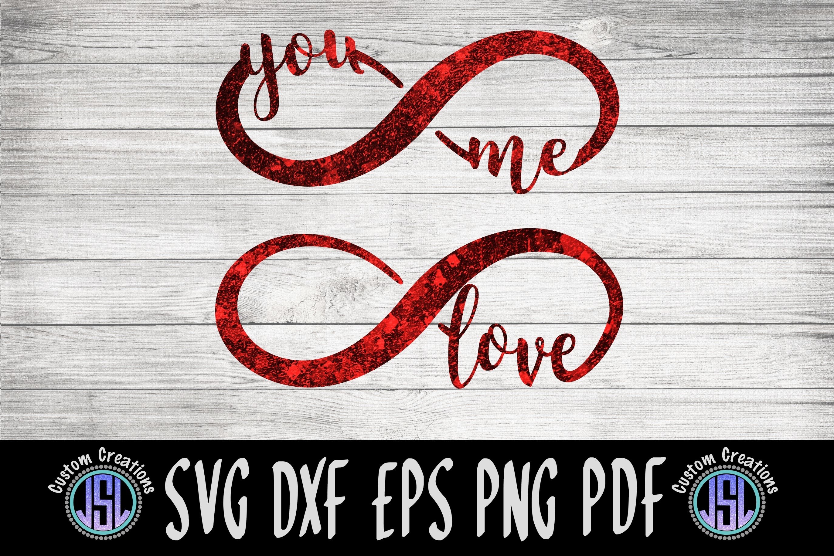 Infinity You & Me Set of 2 | Love SVG | SVG DXF EPS PNG PDF (416980 ...