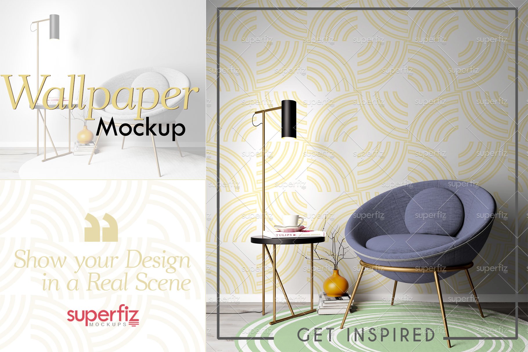 Wallpaper Mockup Bundle Vol.2 - SM98PACK - 5PSD SCENE (362616 ...