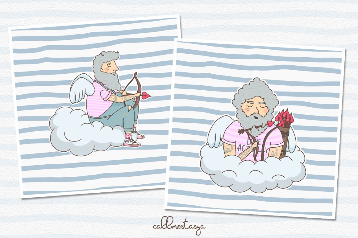 Hello Mr. Cupido (52903) | Illustrations | Design Bundles