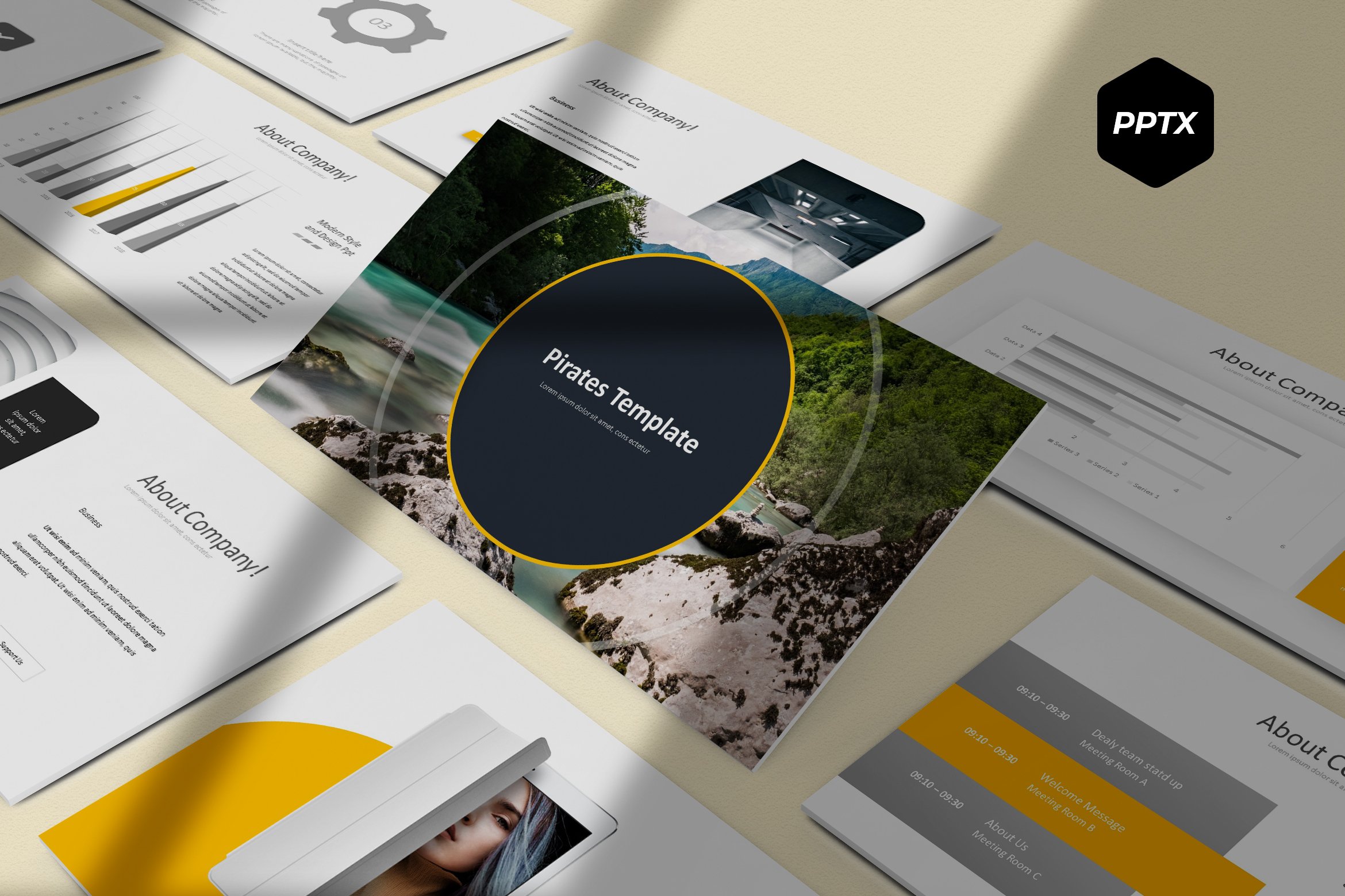 Pirates - Powerpoint Template (326016) | Presentation Templates ...