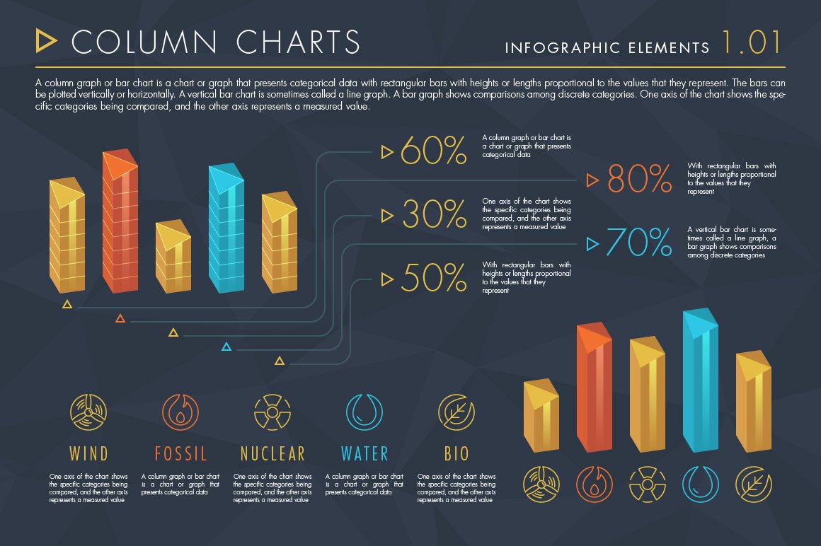 Infographic Elements Volume 1 (136239) | Infographics | Design Bundles