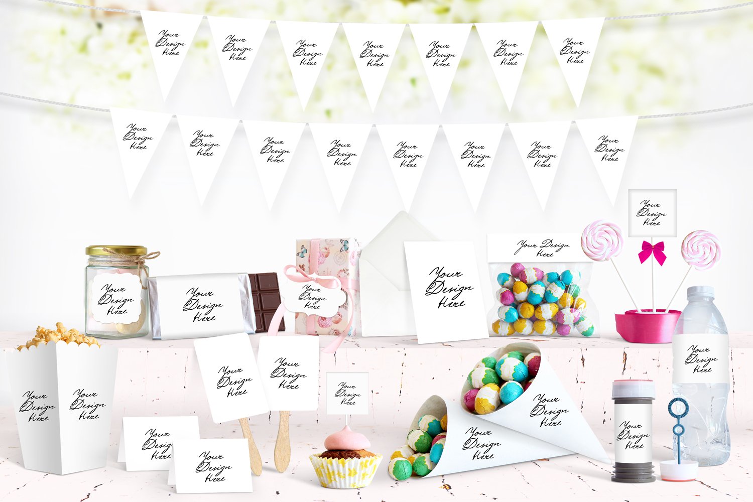 Party Decoration Mockup Bundle, Party Scene Creator 967 (315836 ...
