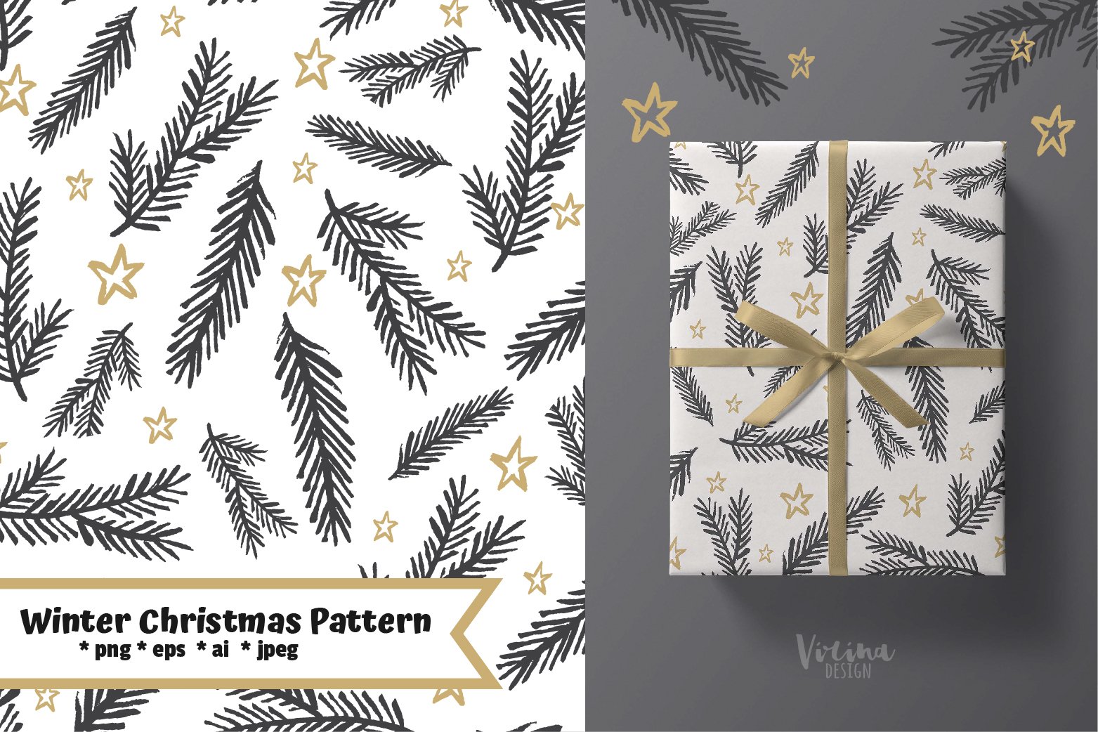 Christmas digital paper. Christmas seamless patterns (1024017) | Papers ...