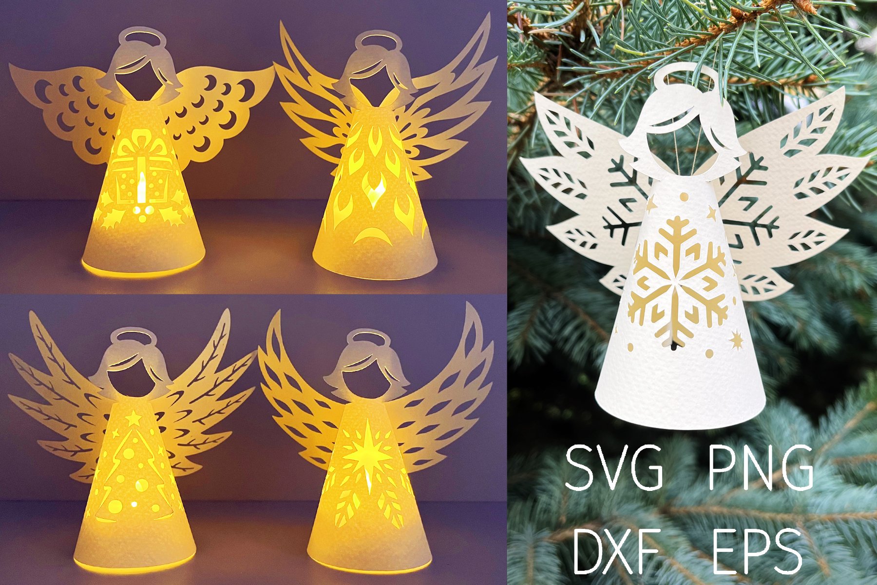 3d Christmas Angels