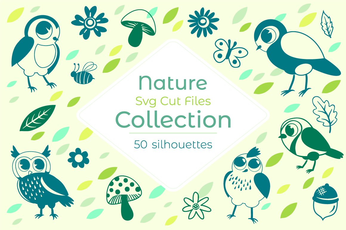Nature SVG Cut Files Bundle (272235) | Cut Files | Design Bundles