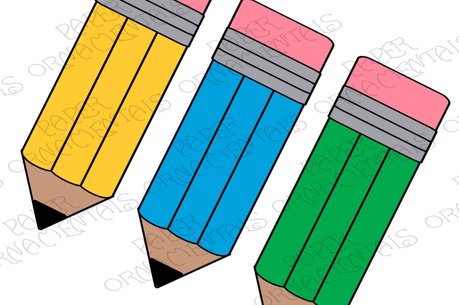 Pencil Bookmark Template