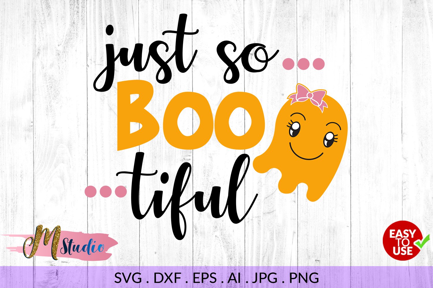 Halloween Svg, Just Boo-tiful,for Silhouette Cameo or Cricut (131847 ...