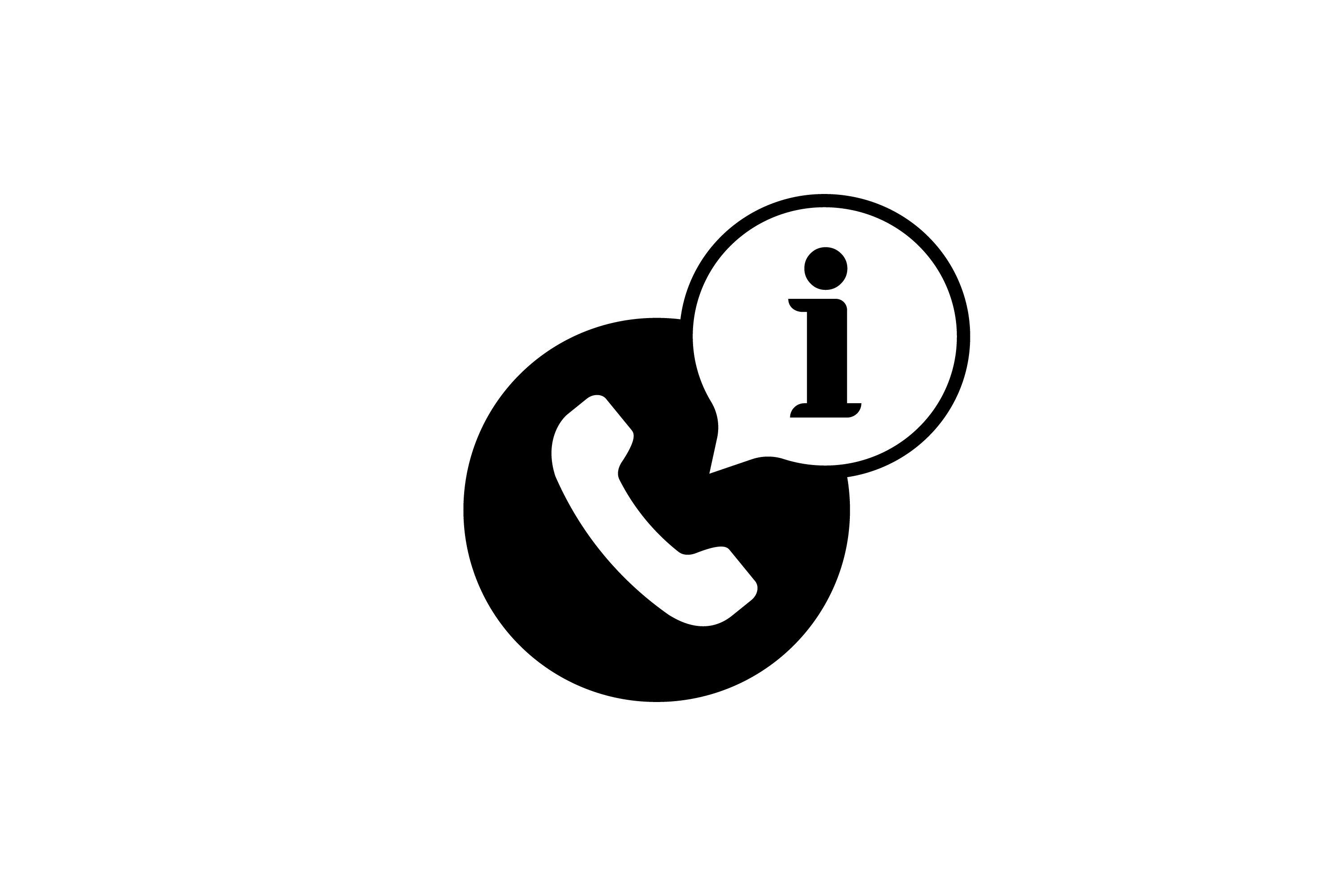 Call info icon. For web sites, mobile. Vector (1188508) | Illustrations ...