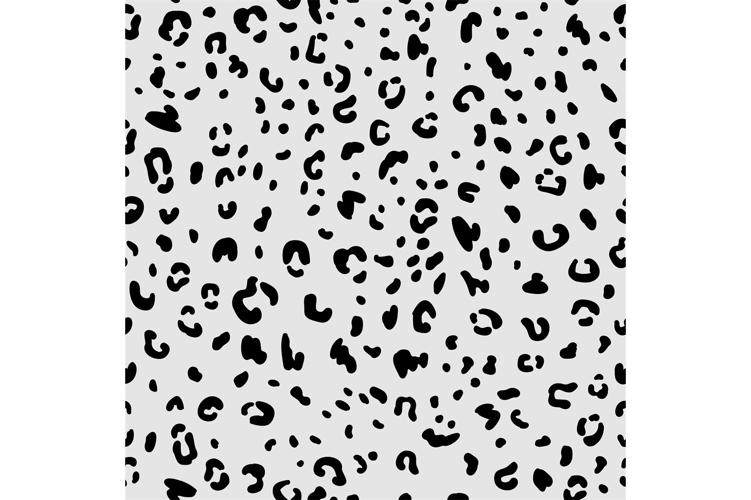 Animal pattern snow leopard seamless background with spots (901219 ...