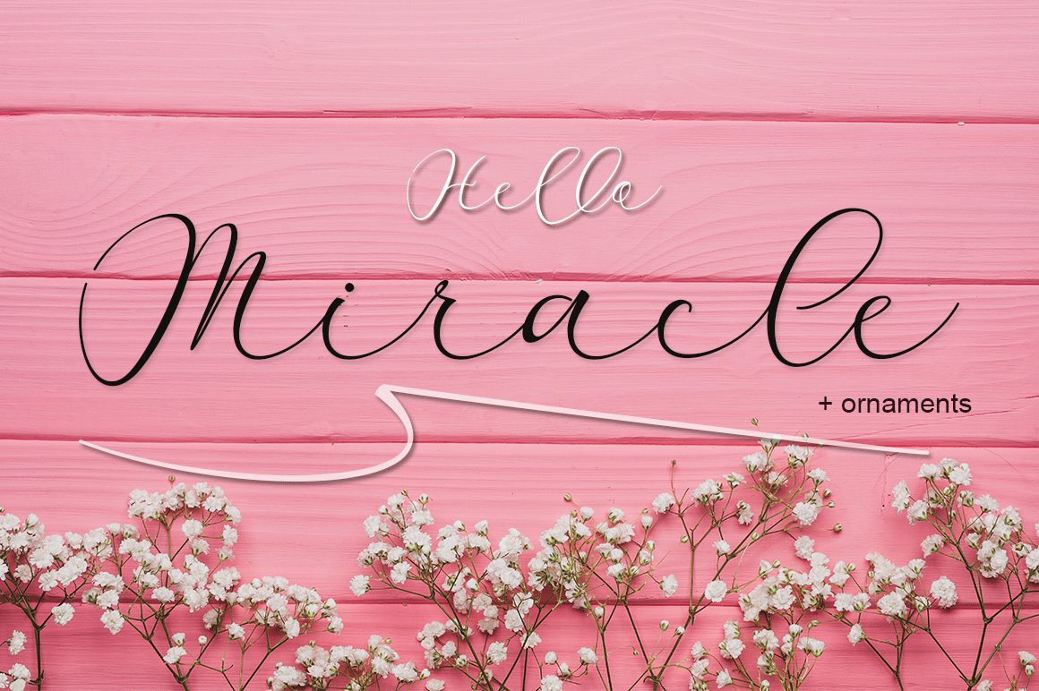 Miracle (52222) | Script | Font Bundles