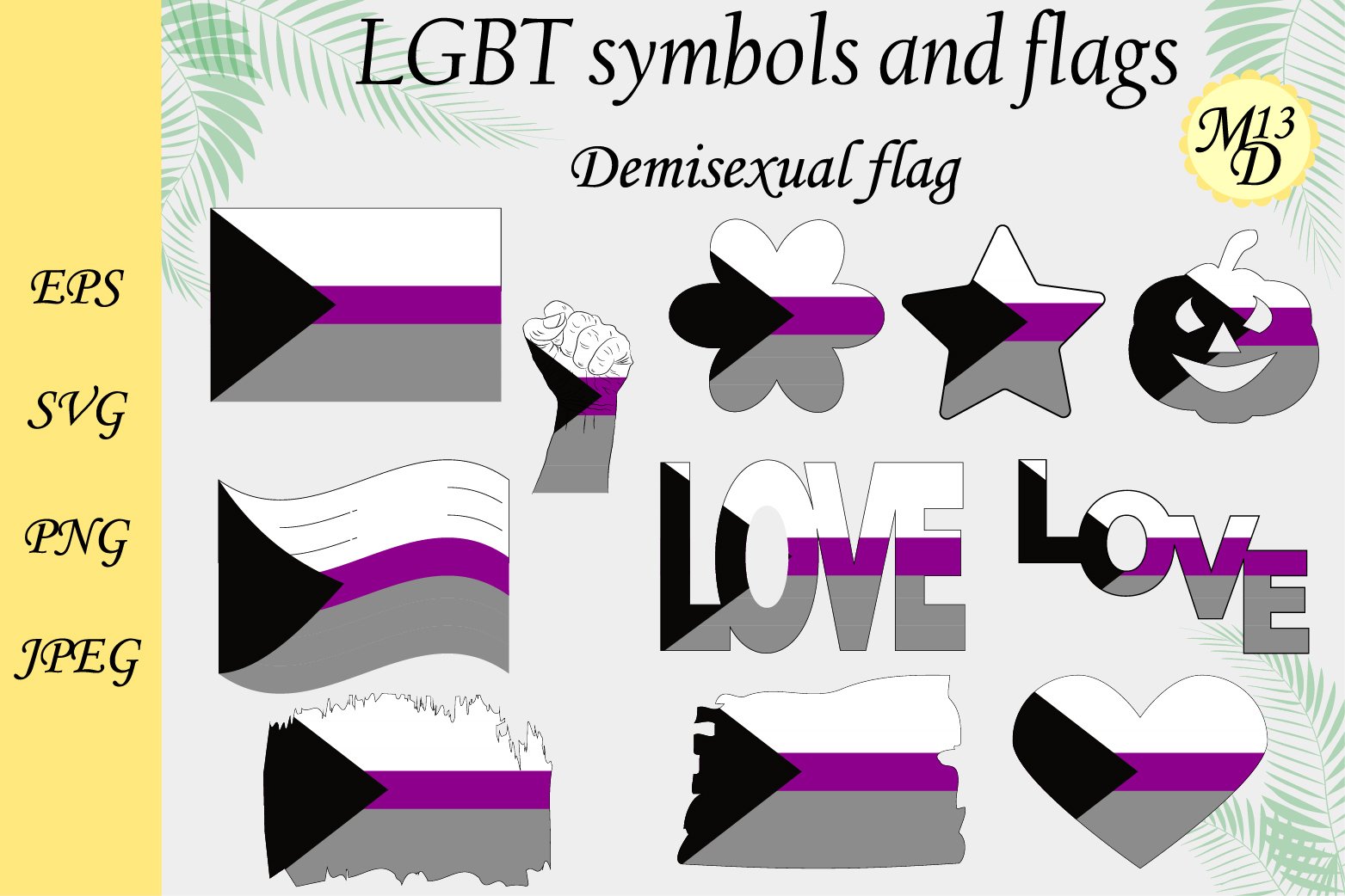 Demisexual A Set Of New LGBT Flags Including Progressive,... Stock