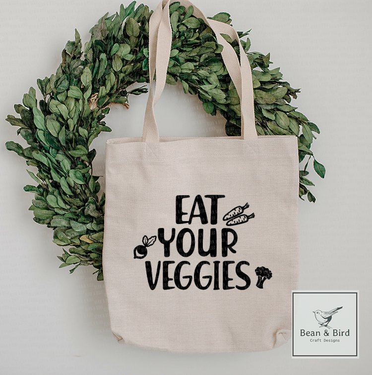 Eat your Veggies Food Svg Cut File (190598) | SVGs | Design Bundles