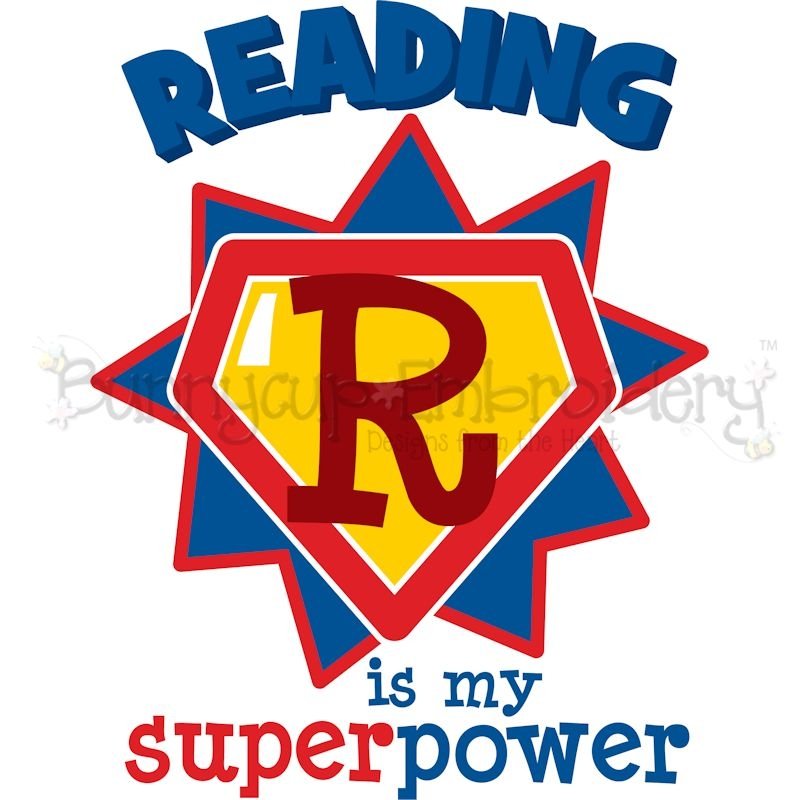 Reading Is My Super Power - SVG, Clipart, Printable (438575) | Cut ...