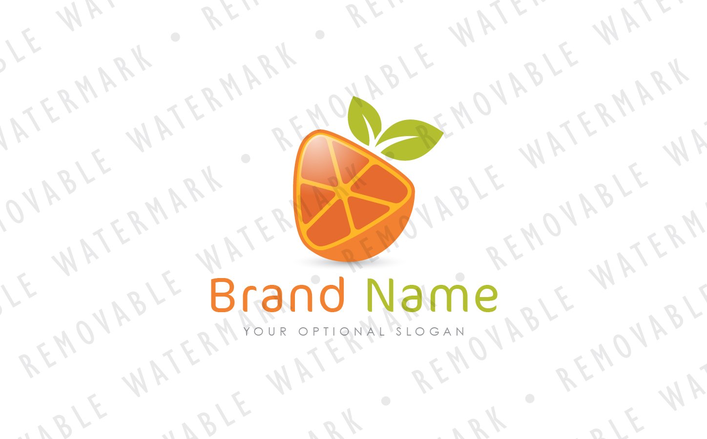 Citrus Fruit Media Logo (118343) | Logos | Design Bundles