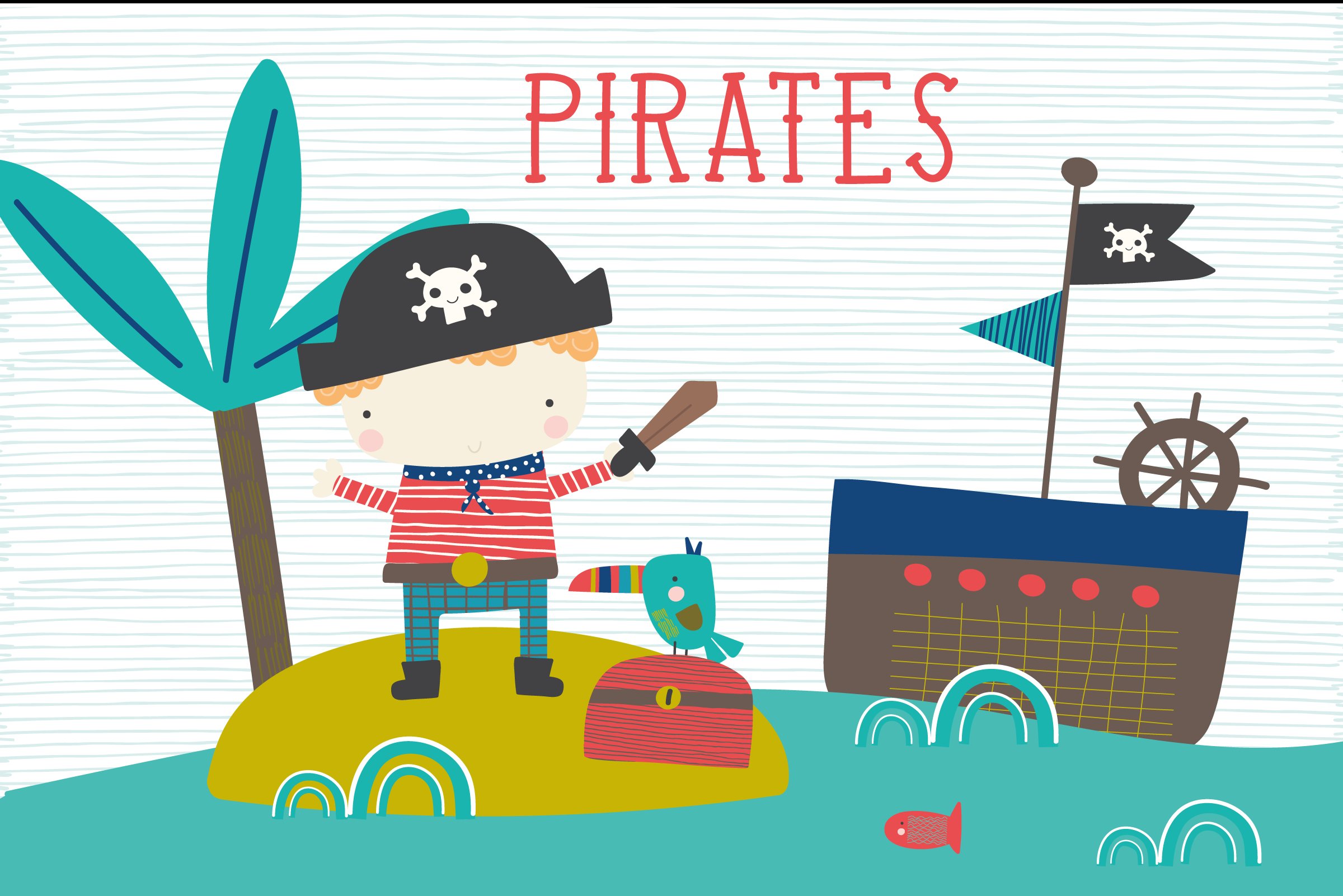 Pirate Flags Clipart
