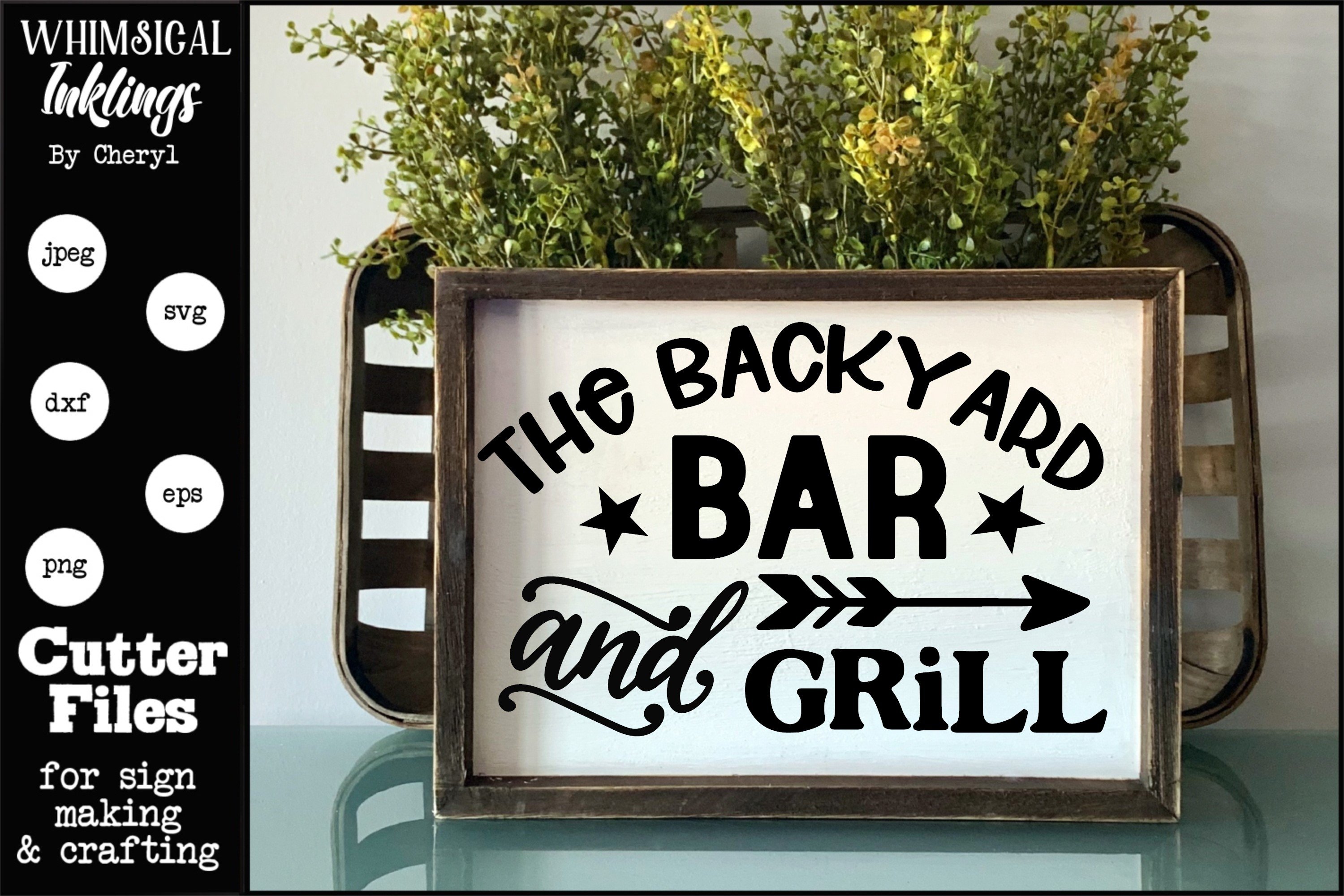 The Backyard Bar And Grill SVG (678536) | Cut Files | Design Bundles