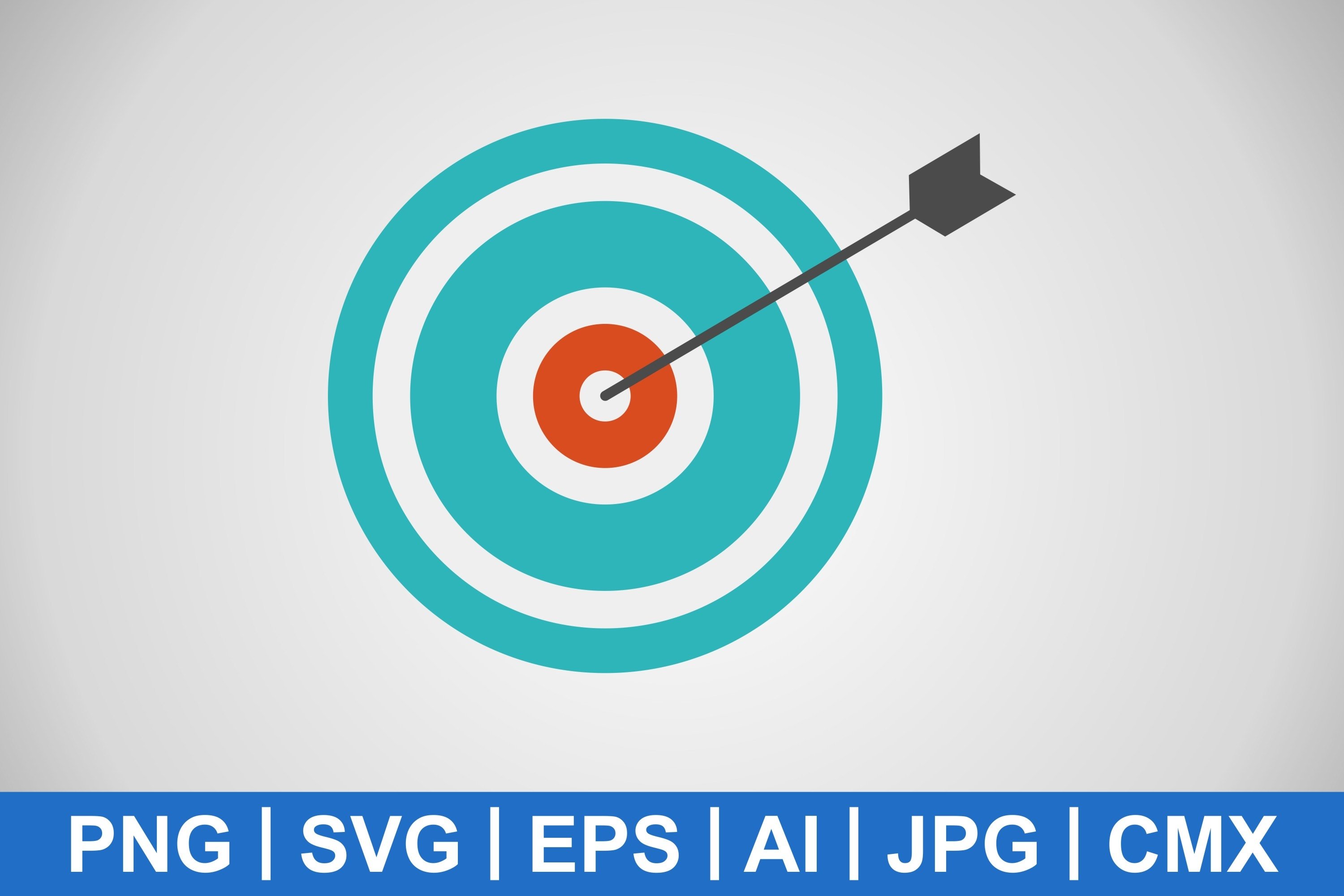 Vector Bullseye Icon (1020735) | Icons | Design Bundles