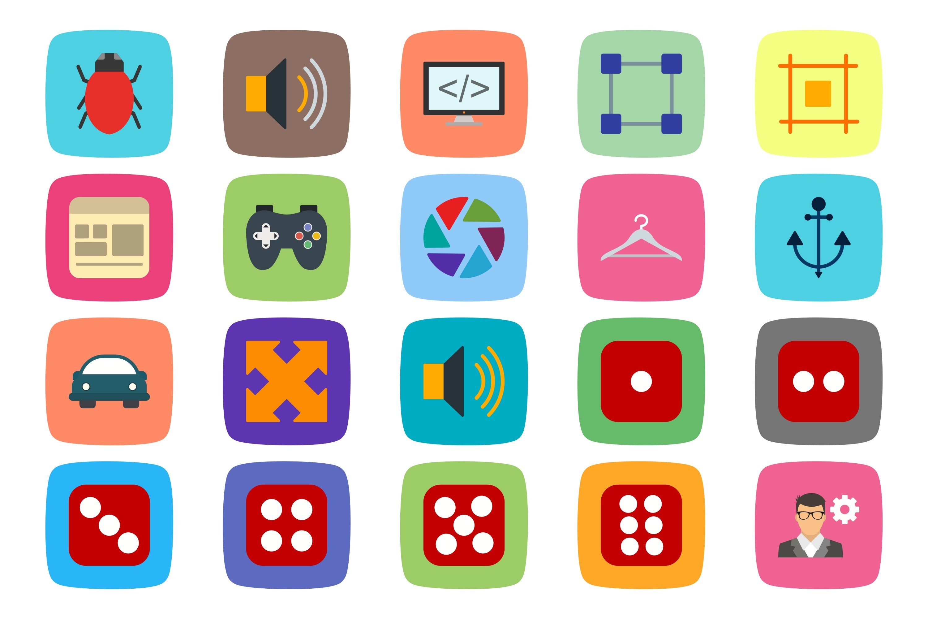 Set Of Universal Icons (467707) | Icons | Design Bundles