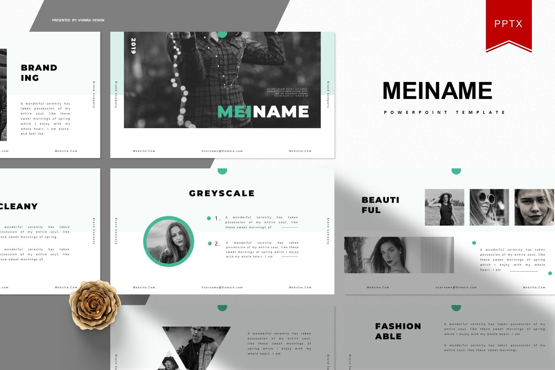 Meiname | Powerpoint Template (800047) | Powerpoint | Design Bundles