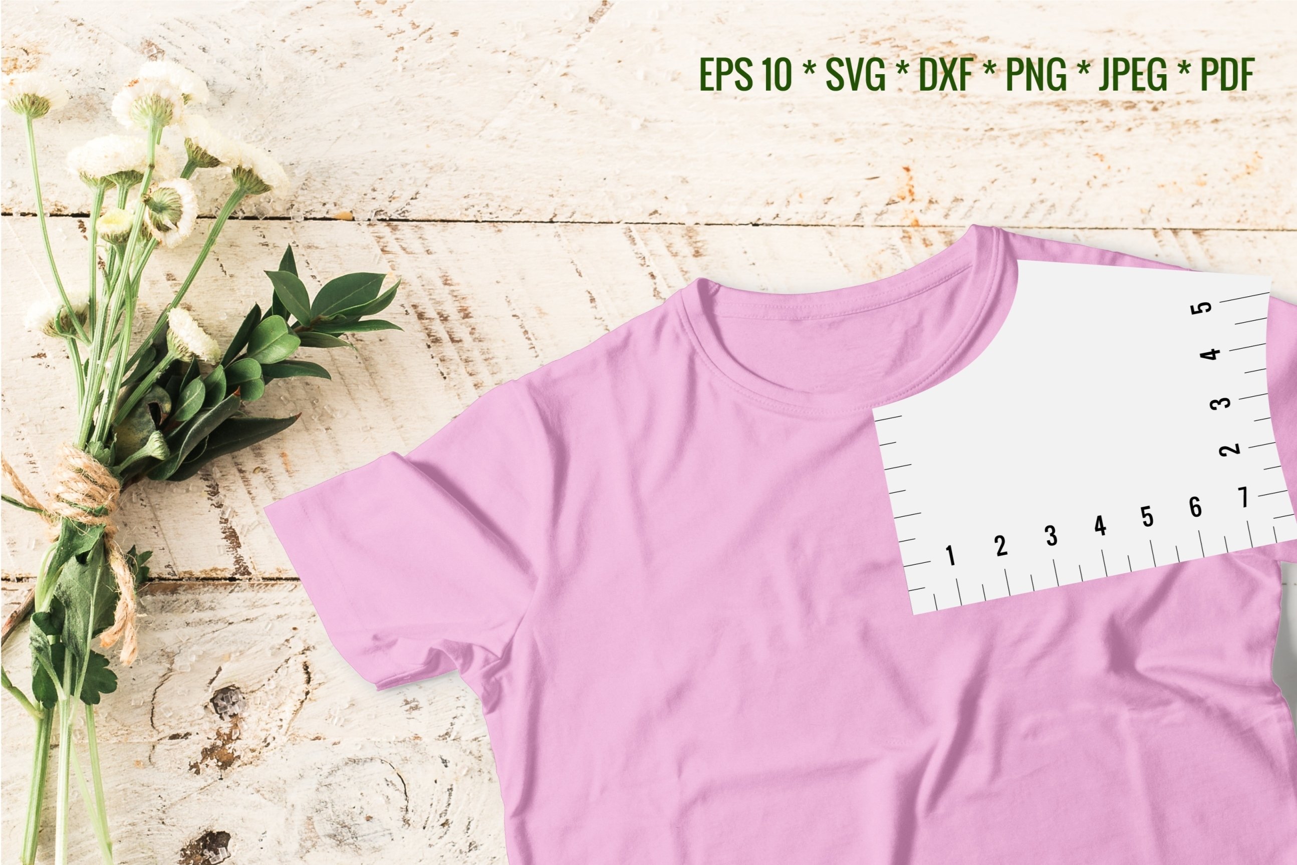 T-Shirt Placement Ruler. T-shirt ruler svg. Bundle SVG (1022590) | Cut ...