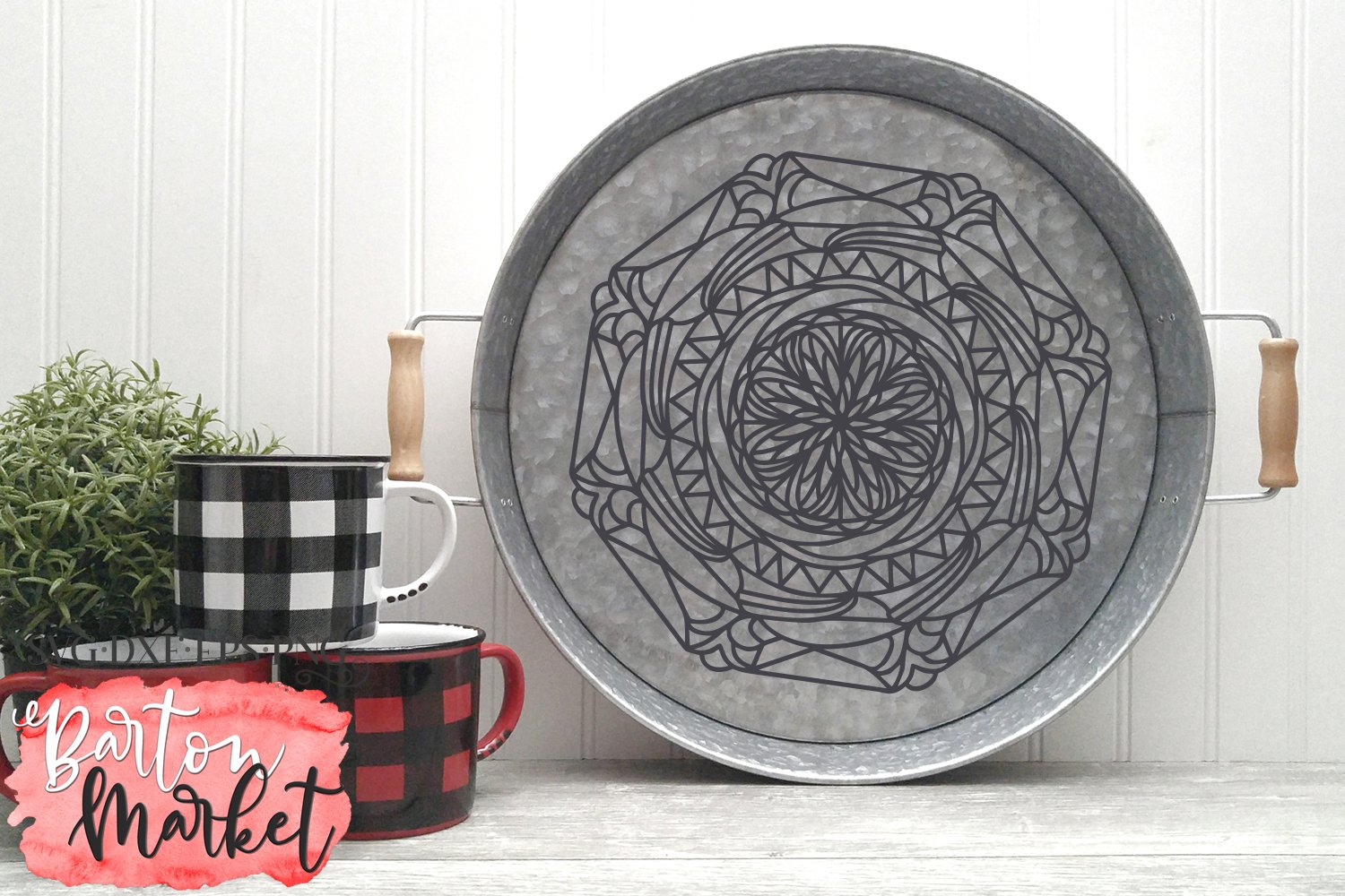 Antique Mandala Illustration (540104) | Cut Files | Design Bundles
