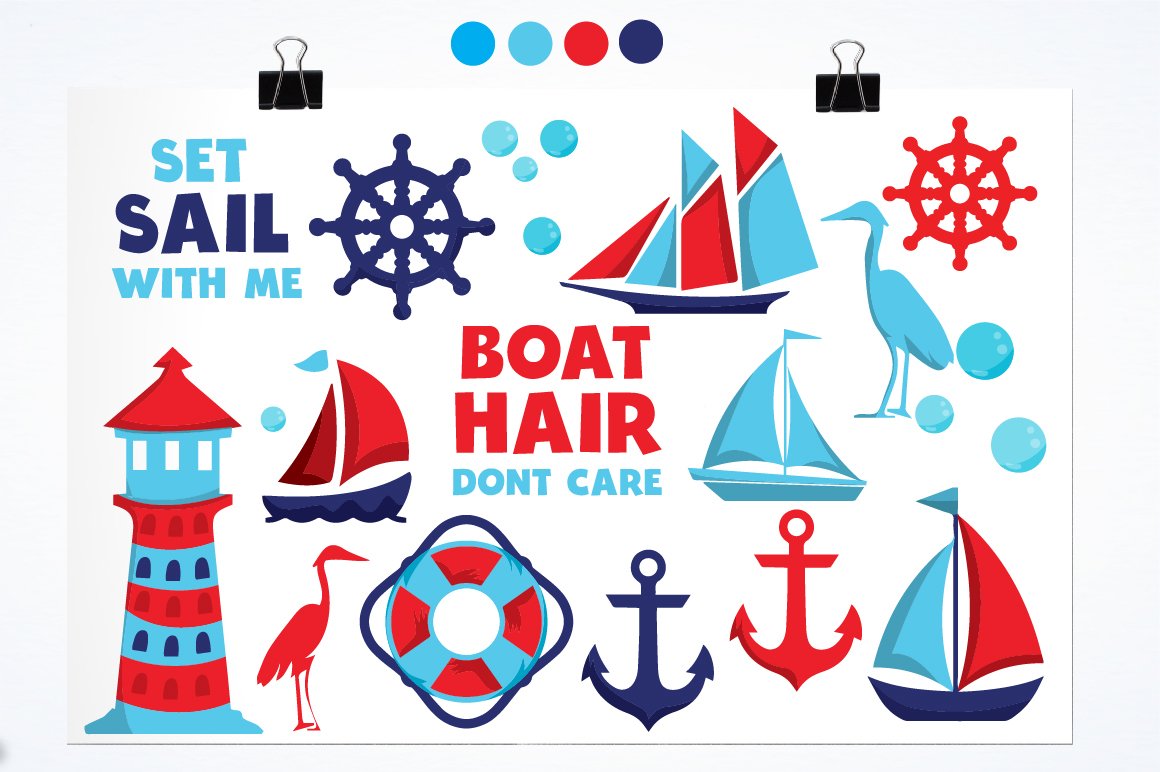Sail Boat graphics and illustrations