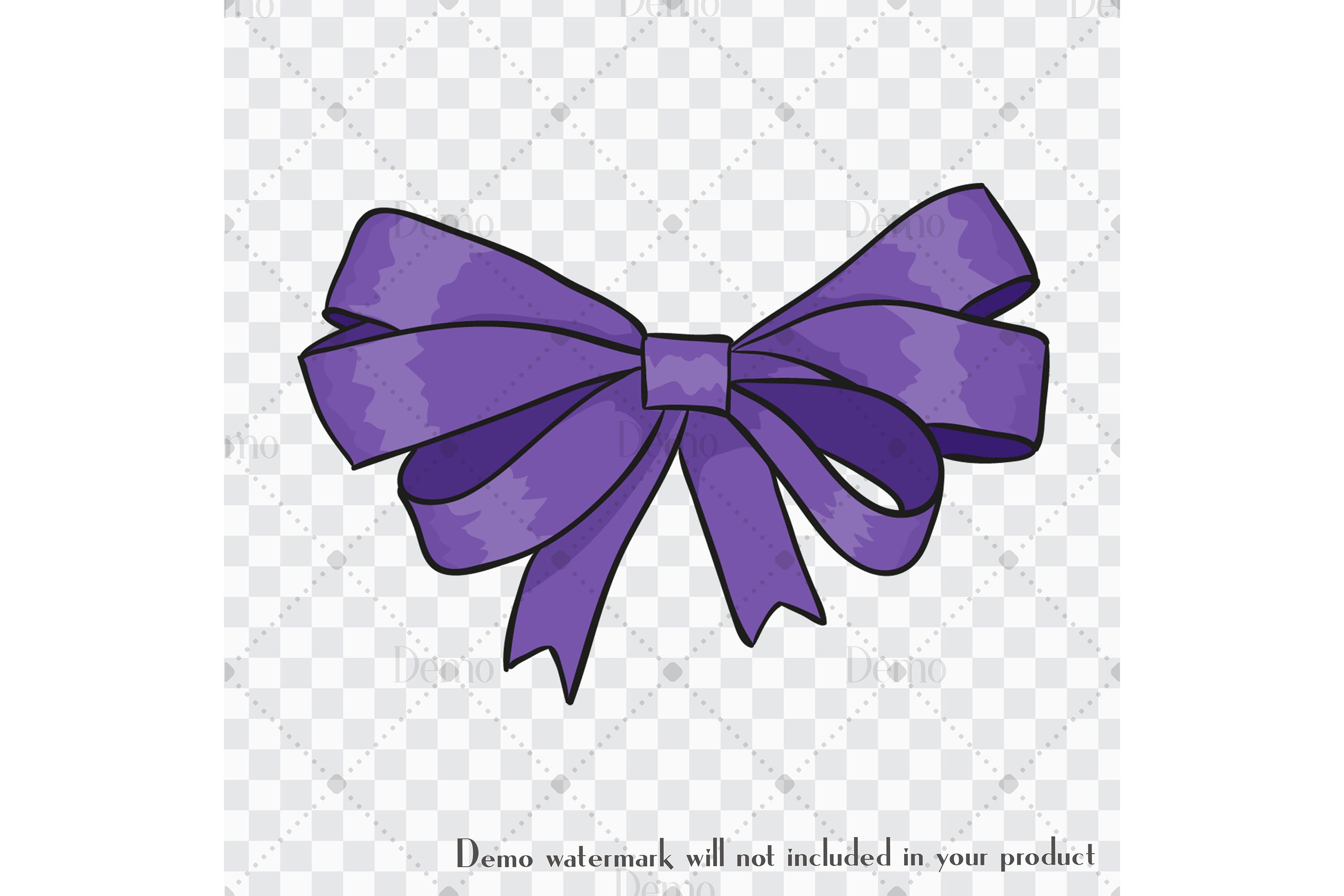 216 Bow Clip Arts in Princess Theme Pink Purple Green Lilac (131796 ...