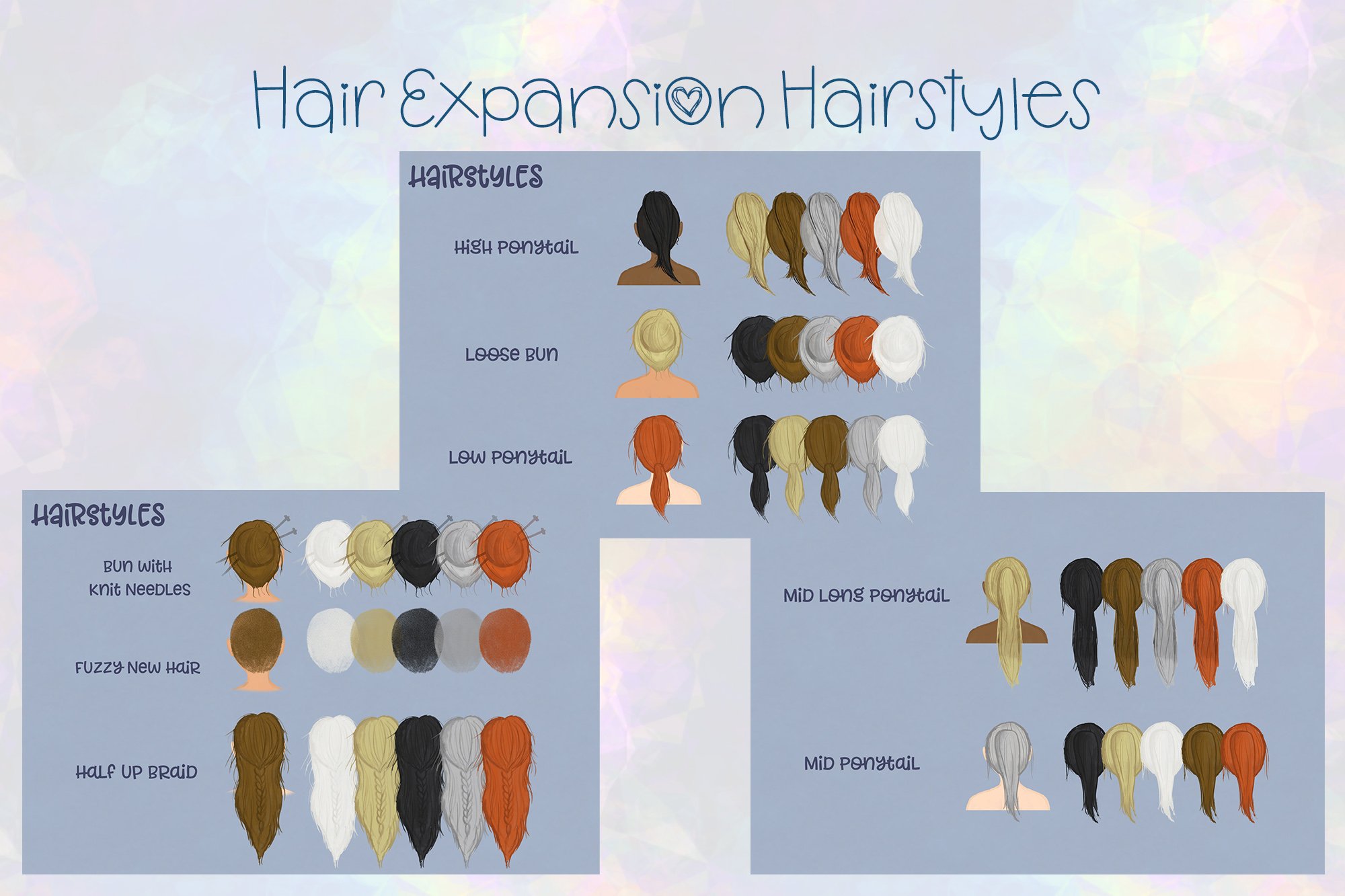 All The Hair Bundle| All Hairstyles for Build a Bundles (481060 ...