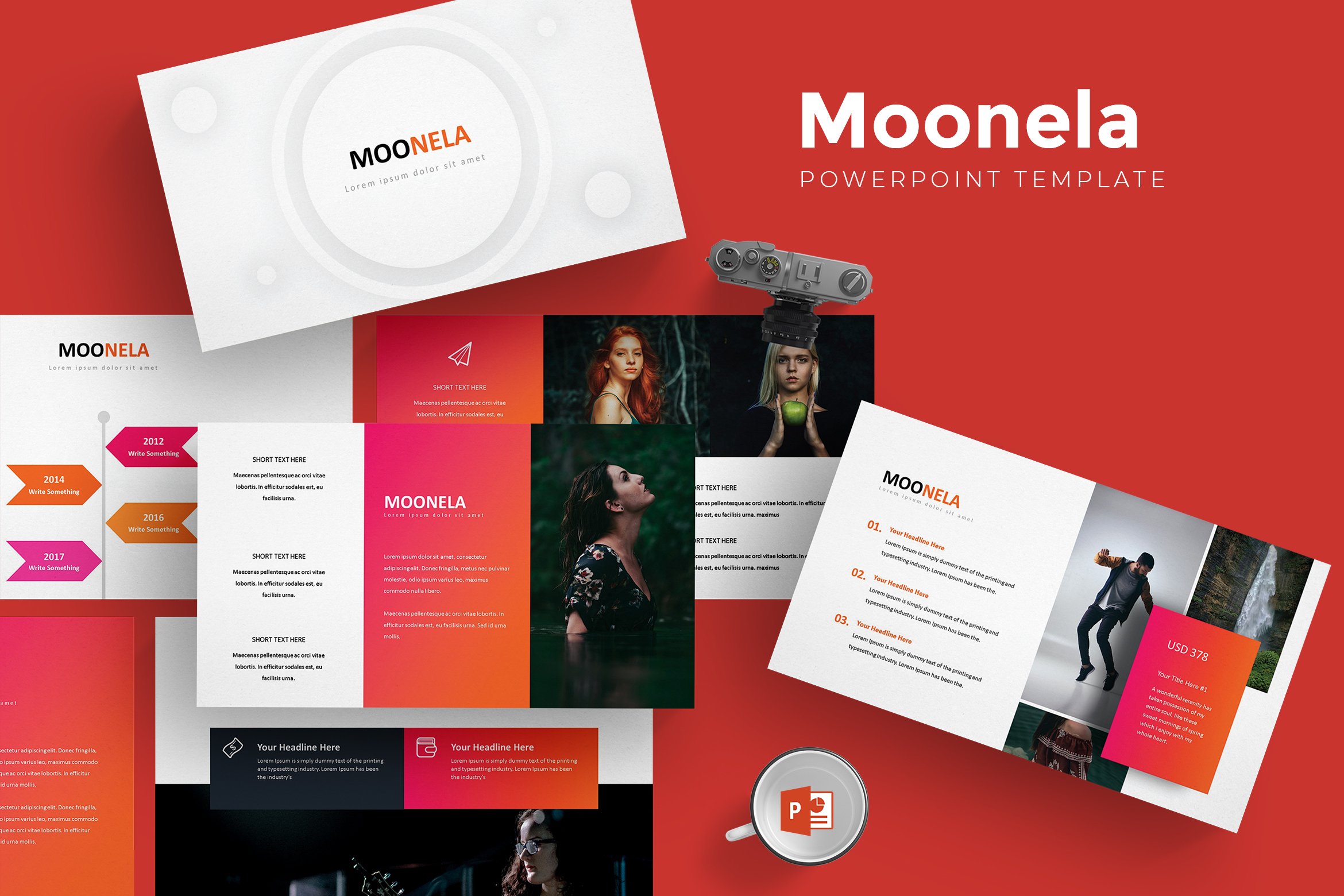 Moonela - Powerpoint Template (325927) | Presentation Templates ...
