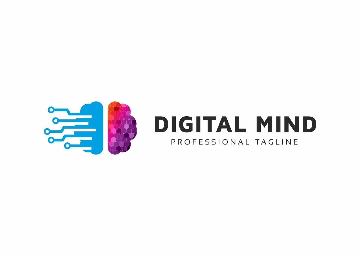 Digital Mind Logo (191442) | Logos | Design Bundles