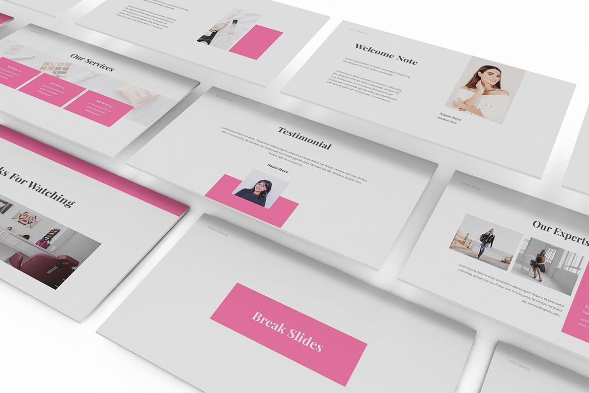 Beauty Salon Powerpoint Template (516621) | Presentation Templates ...